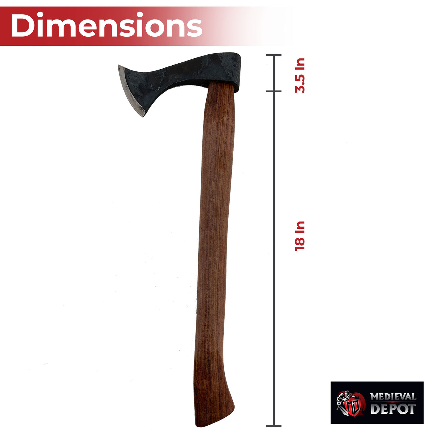 Antiqued Vikings Francisca Axe — Medieval Depot