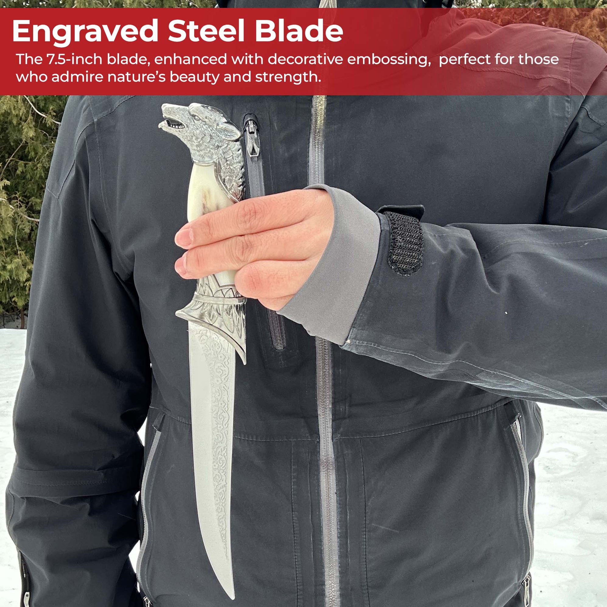 Arctic Wolf Dagger — Medieval Depot