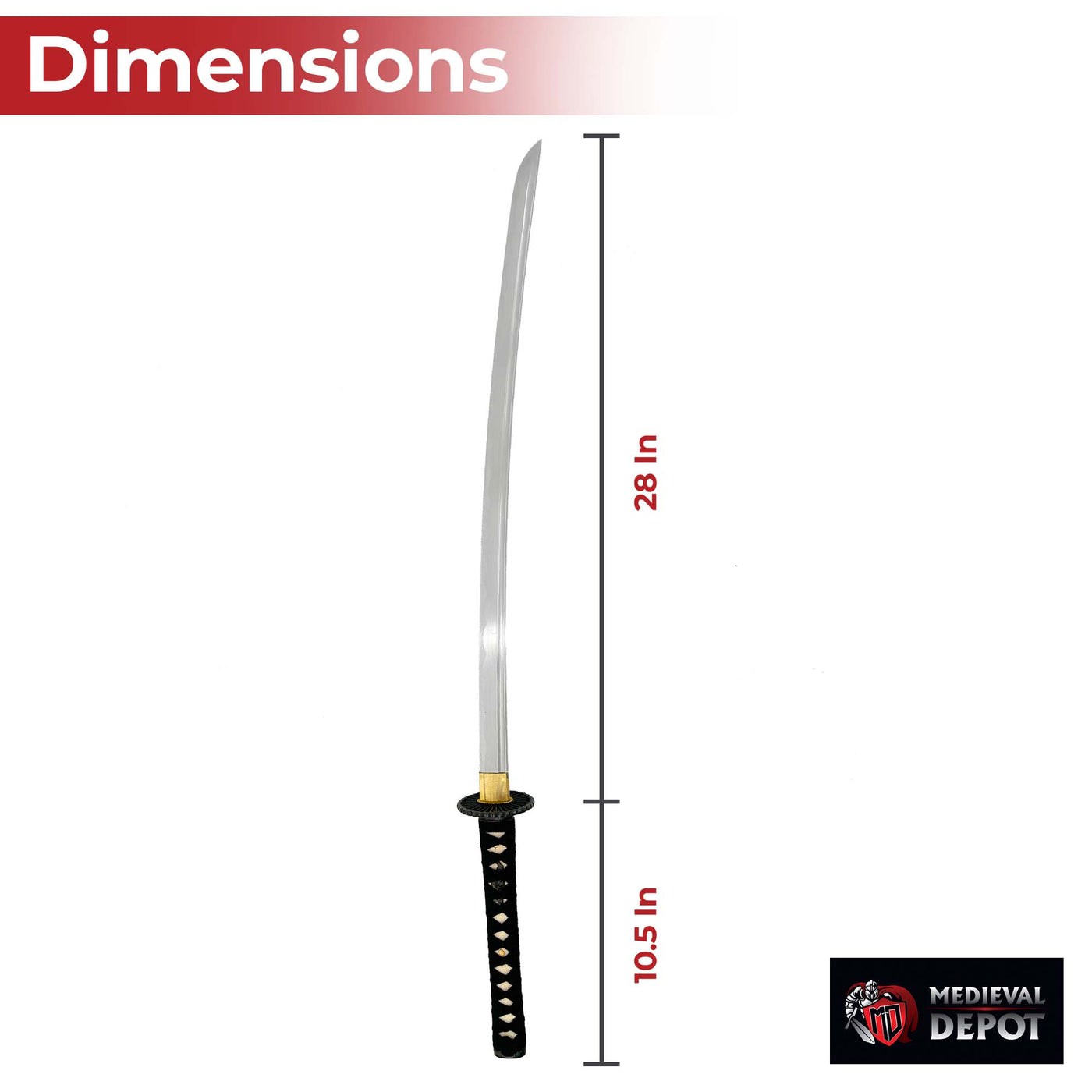 Balanced Precision Handmade Iaido Practice Sword — Medieval Depot