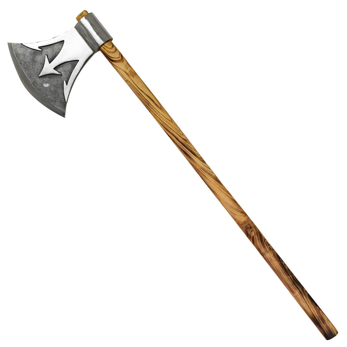 Briny Deep Trident Forged Large Two Handed Axe — Medieval Depot