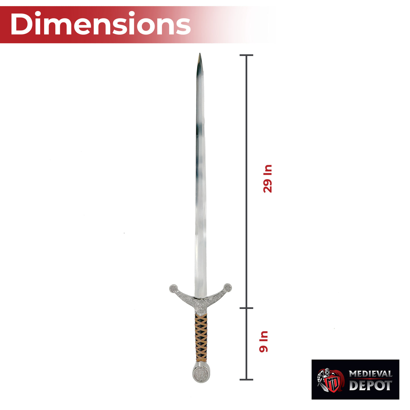 Celtic Legends Sword with Scabbard — Medieval Depot
