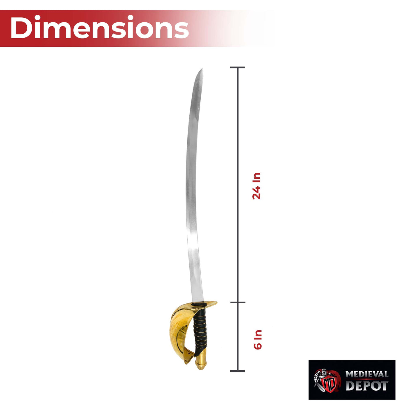 Civil War U.S 1860 Naval Cutlass Reproduction — Medieval Depot