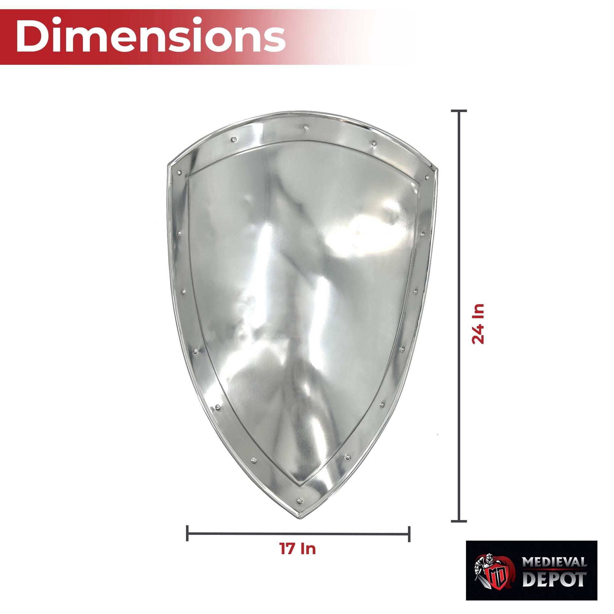 Customizable Metal Heater Shield — Medieval Depot