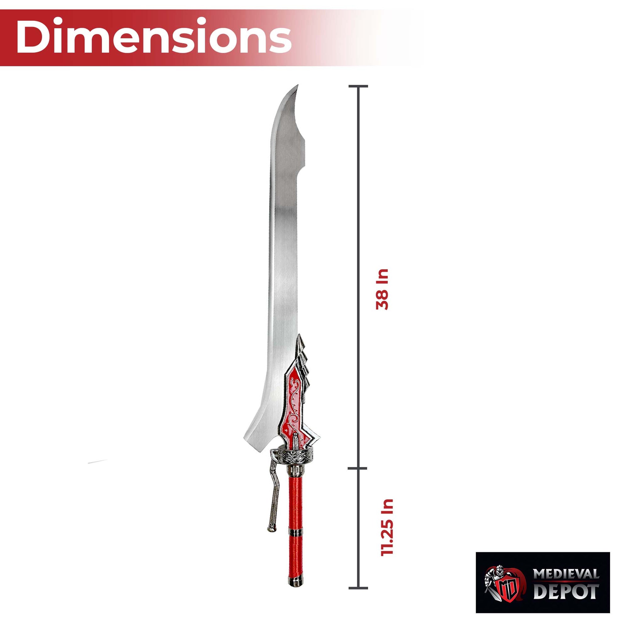 Devil May Cry Red Queen Sword of Nero — Medieval Depot
