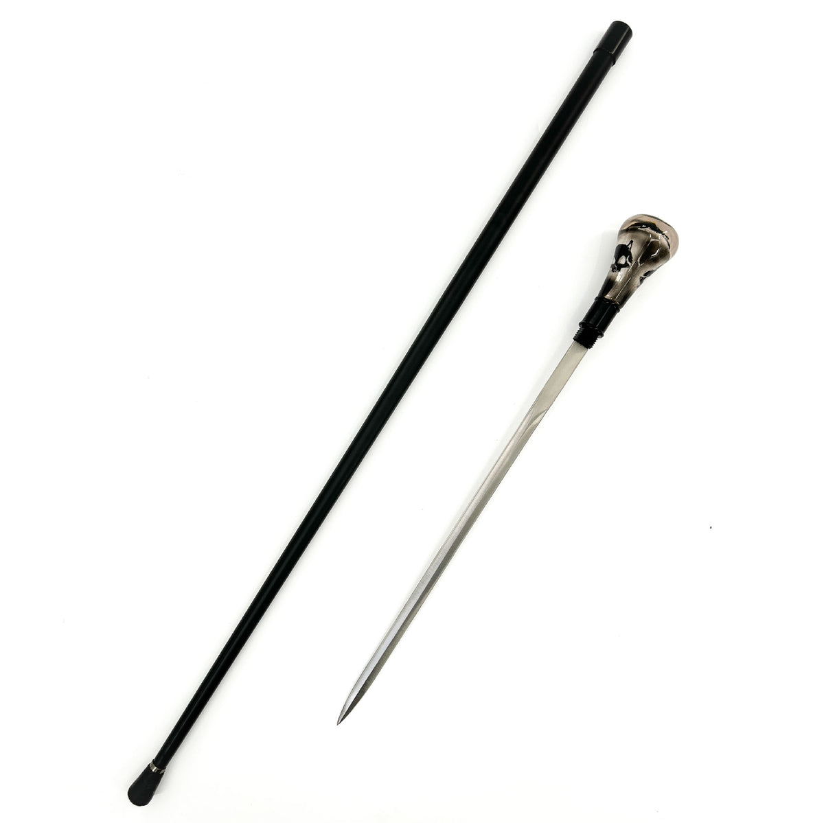 Devil's Skull Avenger Elegant Removable Blade Bat Sword Cane — Medieval ...