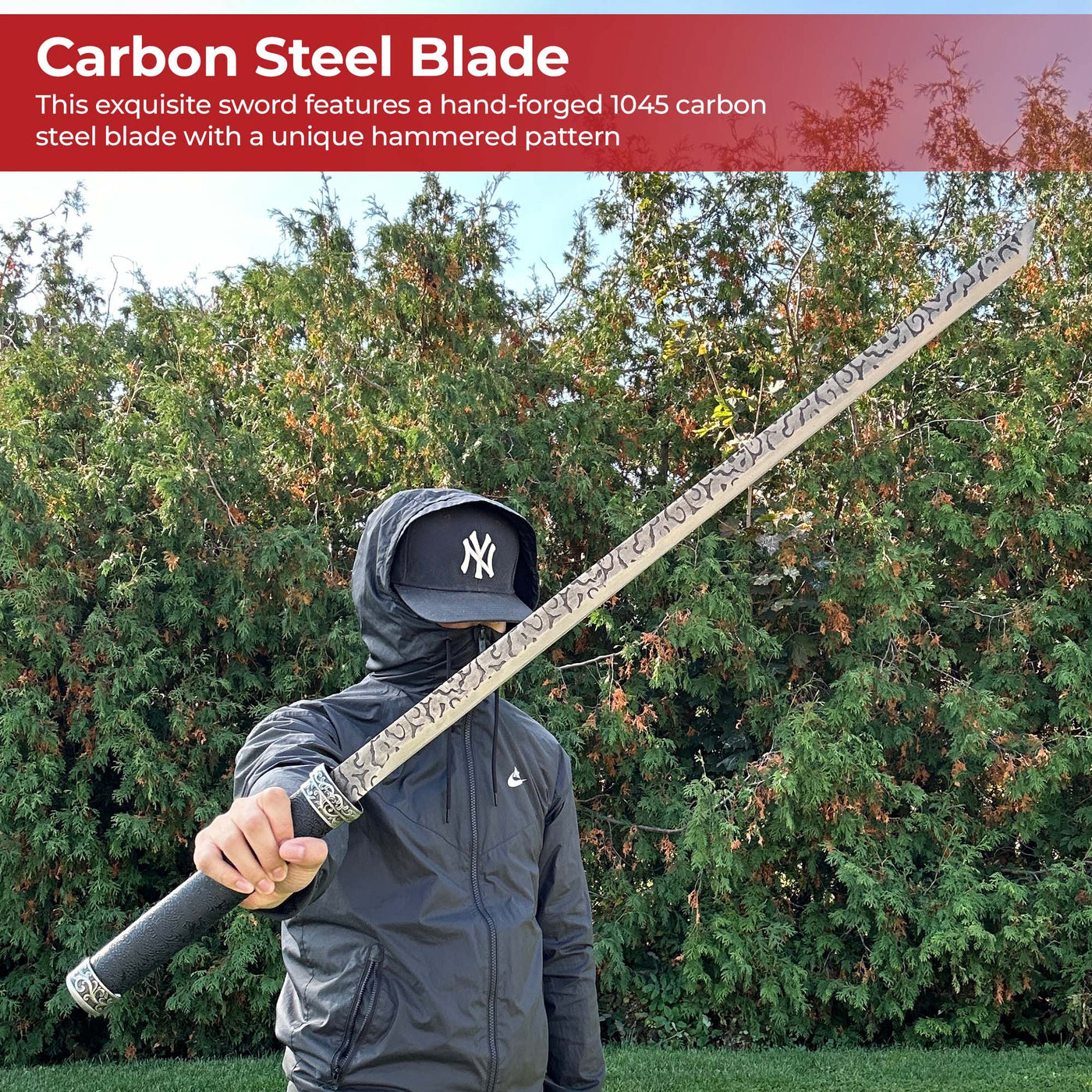 Dragon’s Lair Handforged Japanese Ninjato Sword — Medieval Depot
