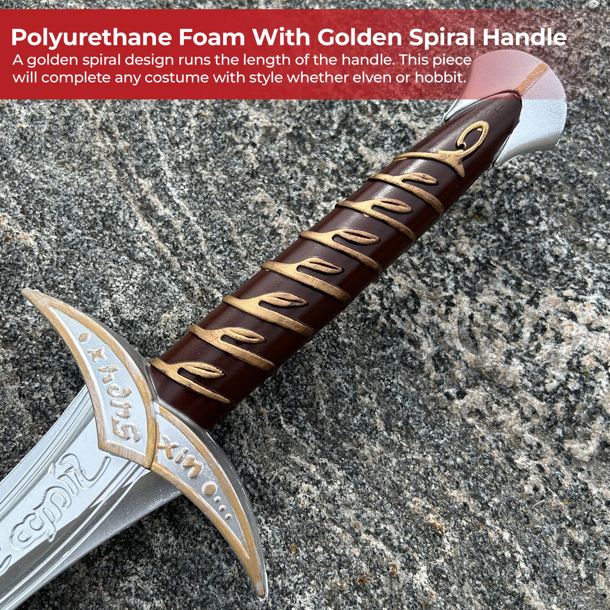 Fantasy Movie Foam Replica Elven Dagger Sword — Medieval Depot
