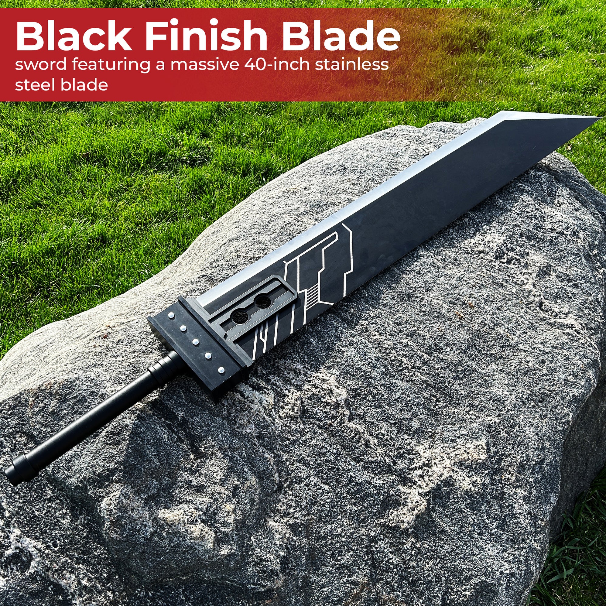 FF 55" Giant Metal Fantasy Sword — Medieval Depot