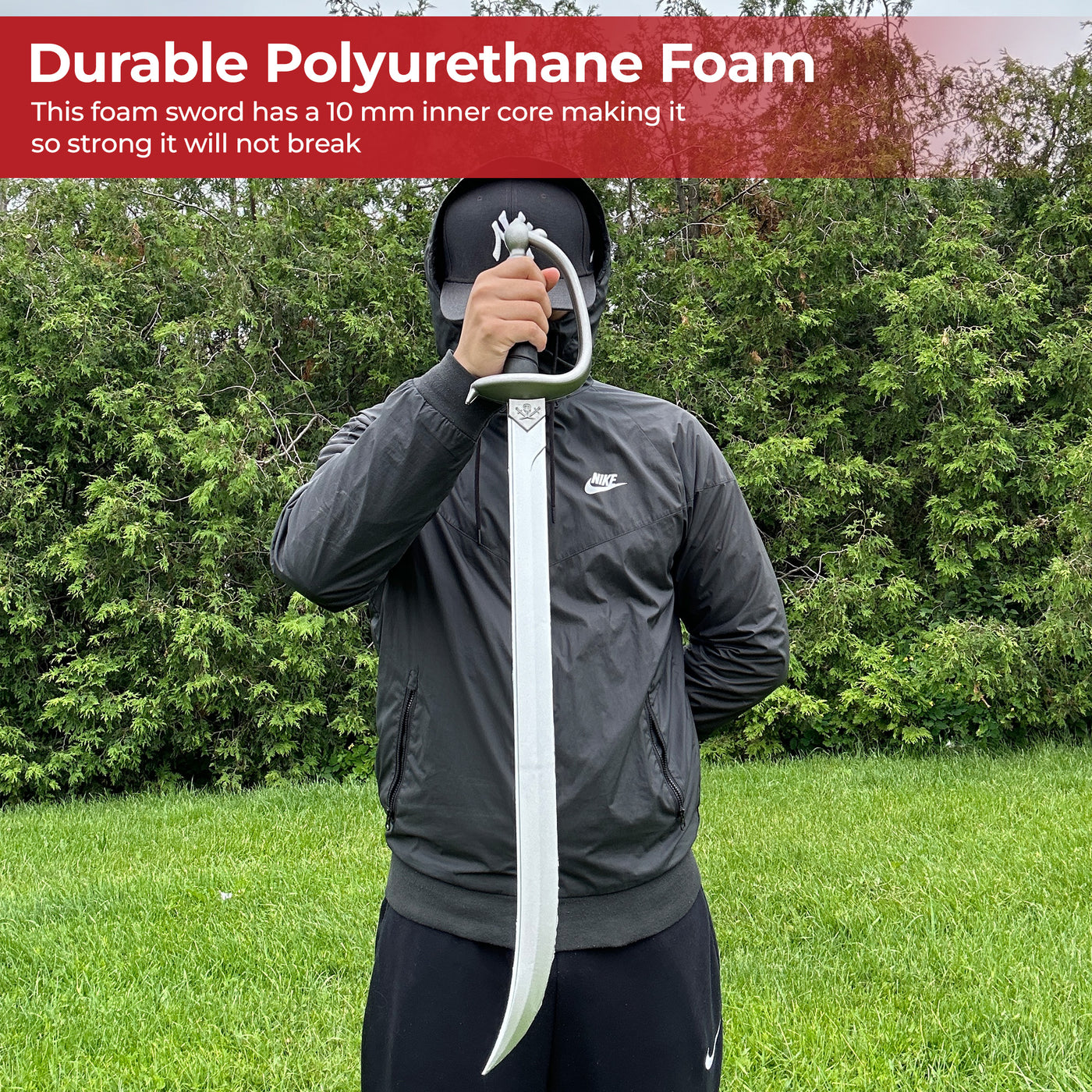 Foam Cutthroat Life Pirate Cutlass Sword — Medieval Depot