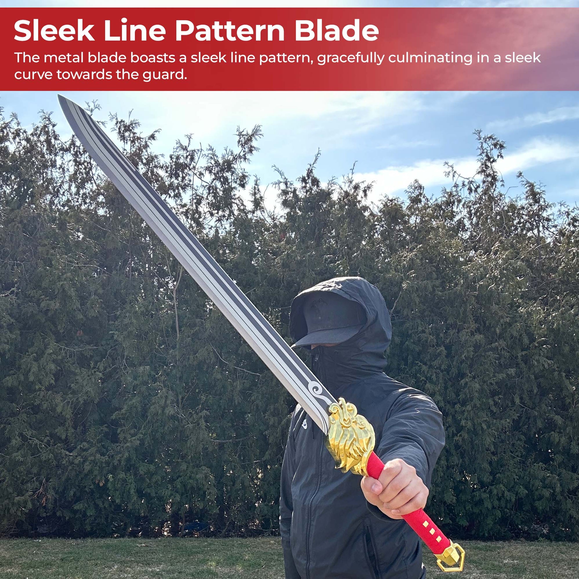 Genshin Impact Lions Roar Replica Sword — Medieval Depot