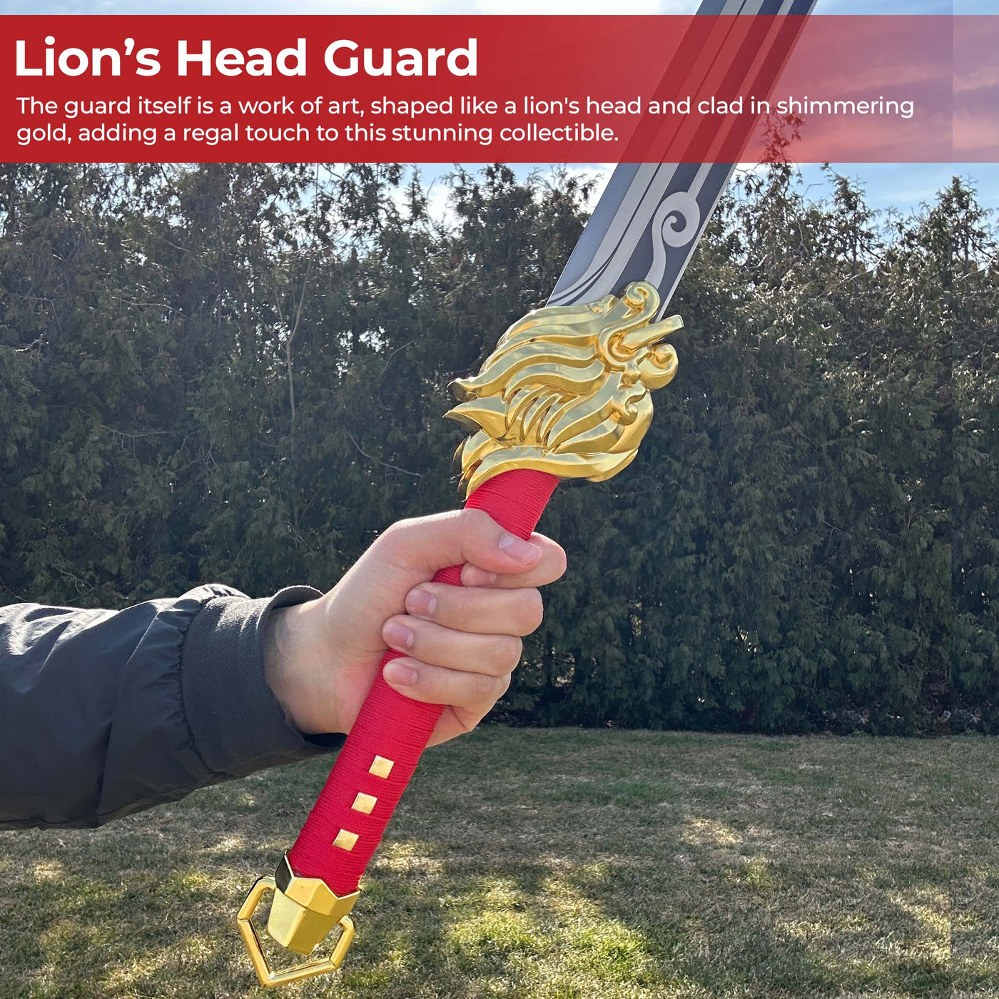 Genshin Impact Lions Roar Replica Sword — Medieval Depot