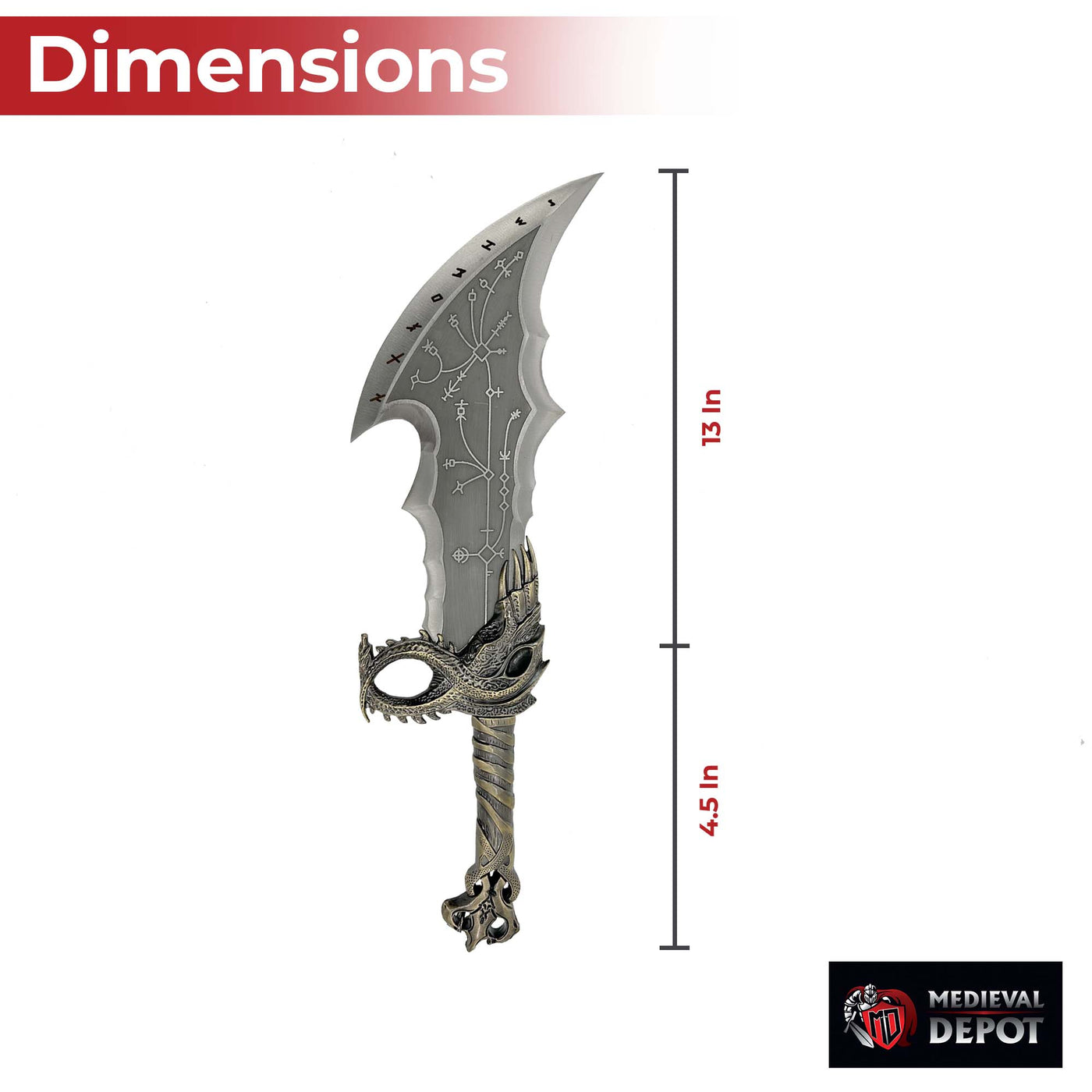 God of War Blades of Chaos with Plaque — Medieval Depot