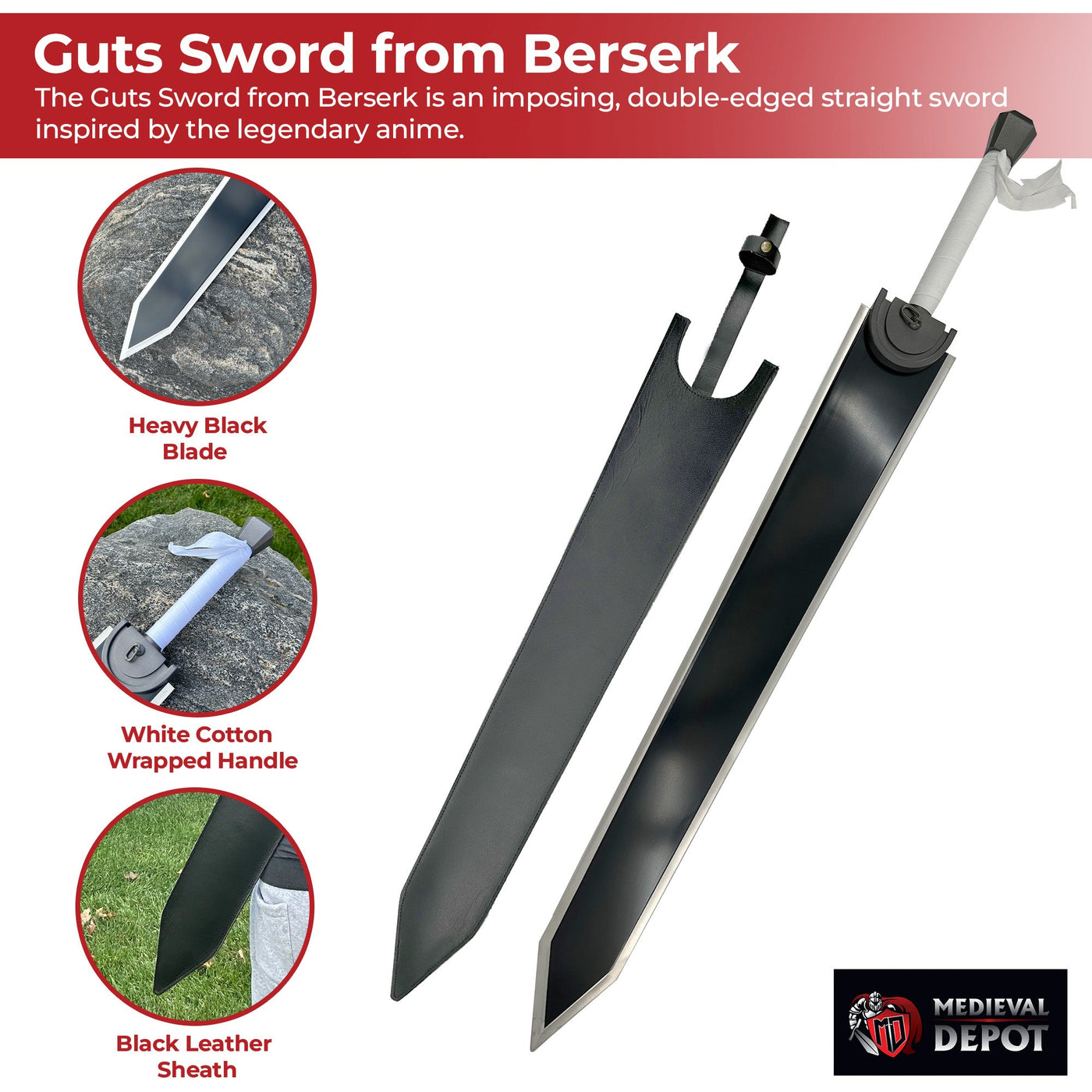 Guts Sword Berserk Anime Edition — Medieval Depot