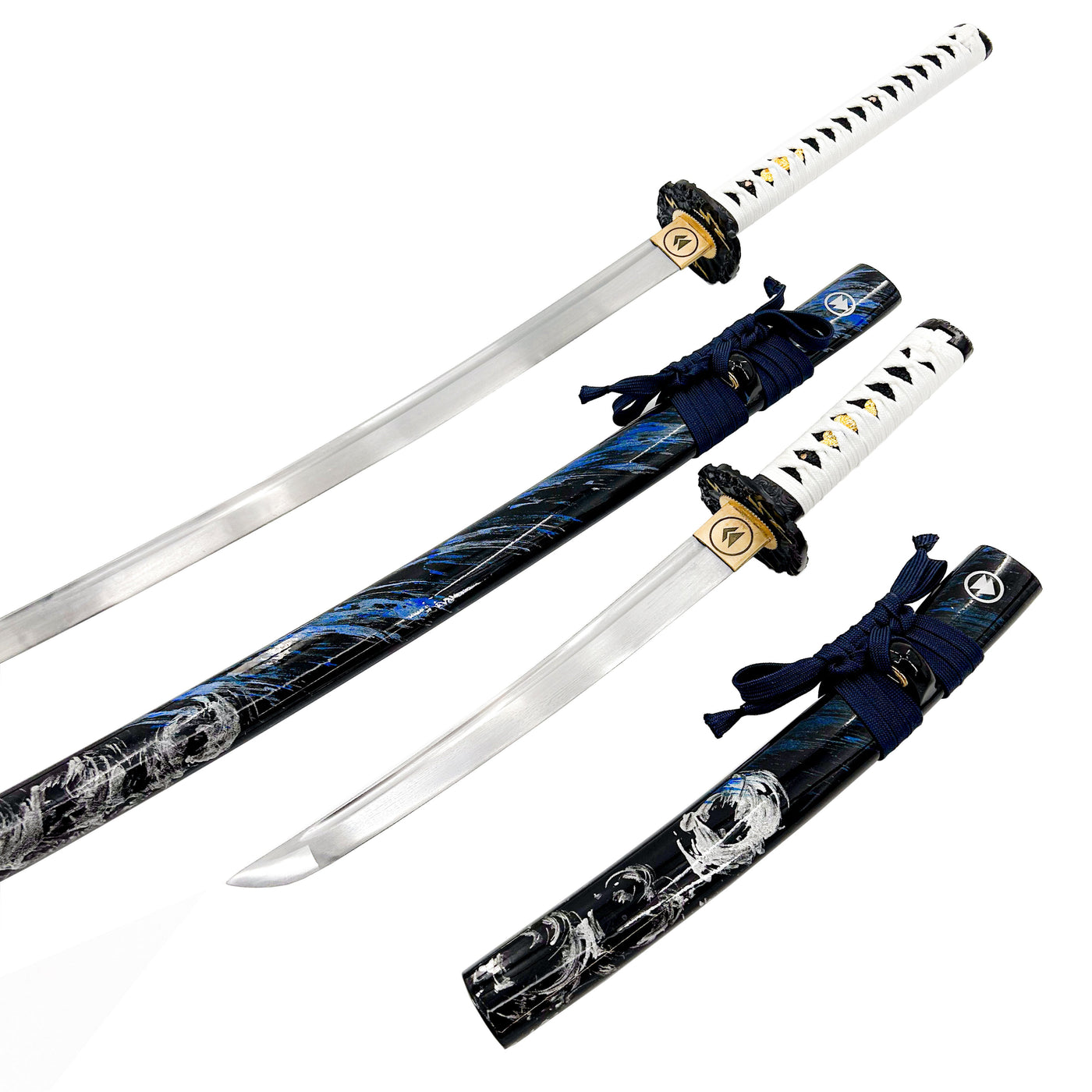 Handmade Katana and Tanto Set from Ghosts of Tsushima Clan Sakai Editi ...