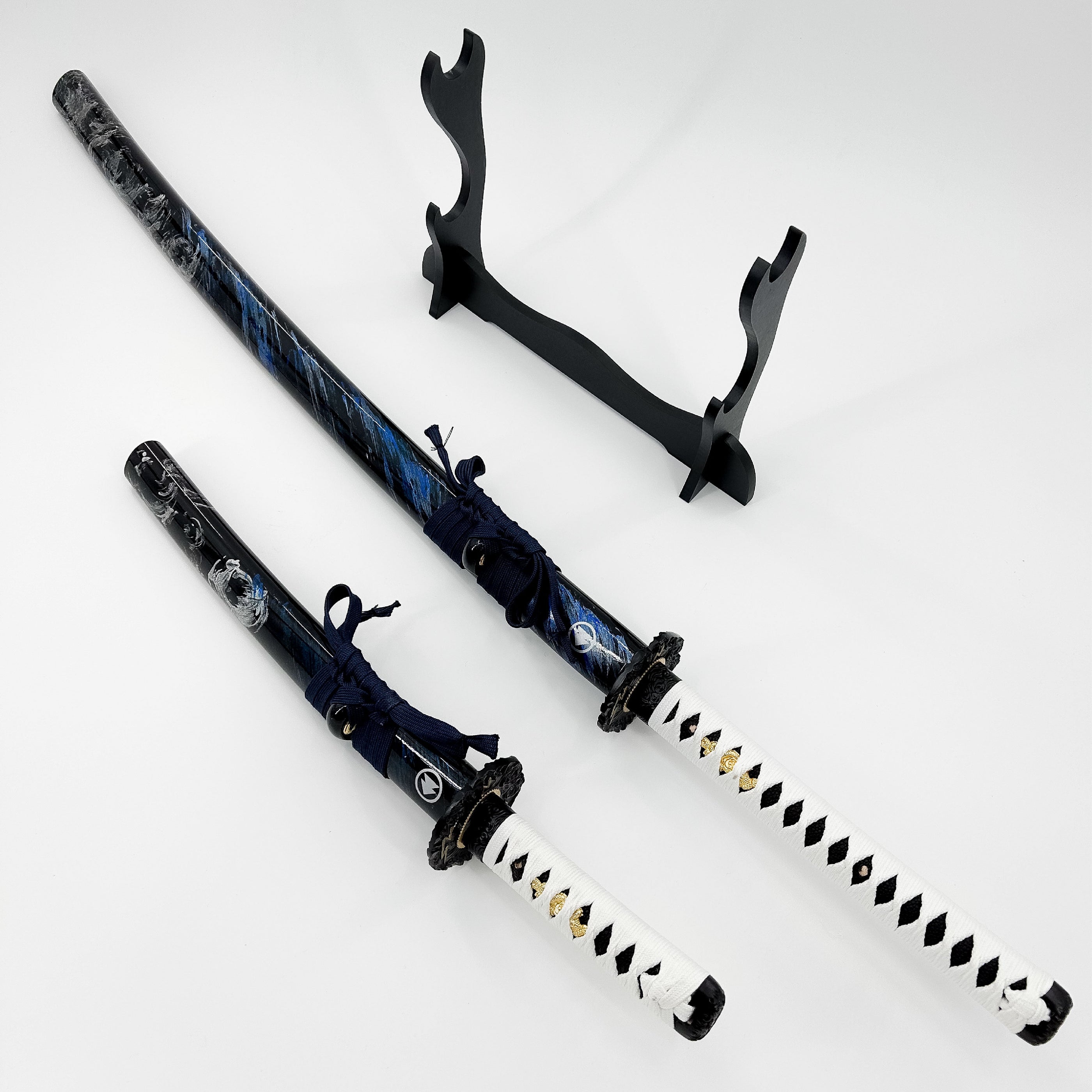 Handmade Katana and Tanto Set from Ghosts of Tsushima Clan Sakai Editi ...