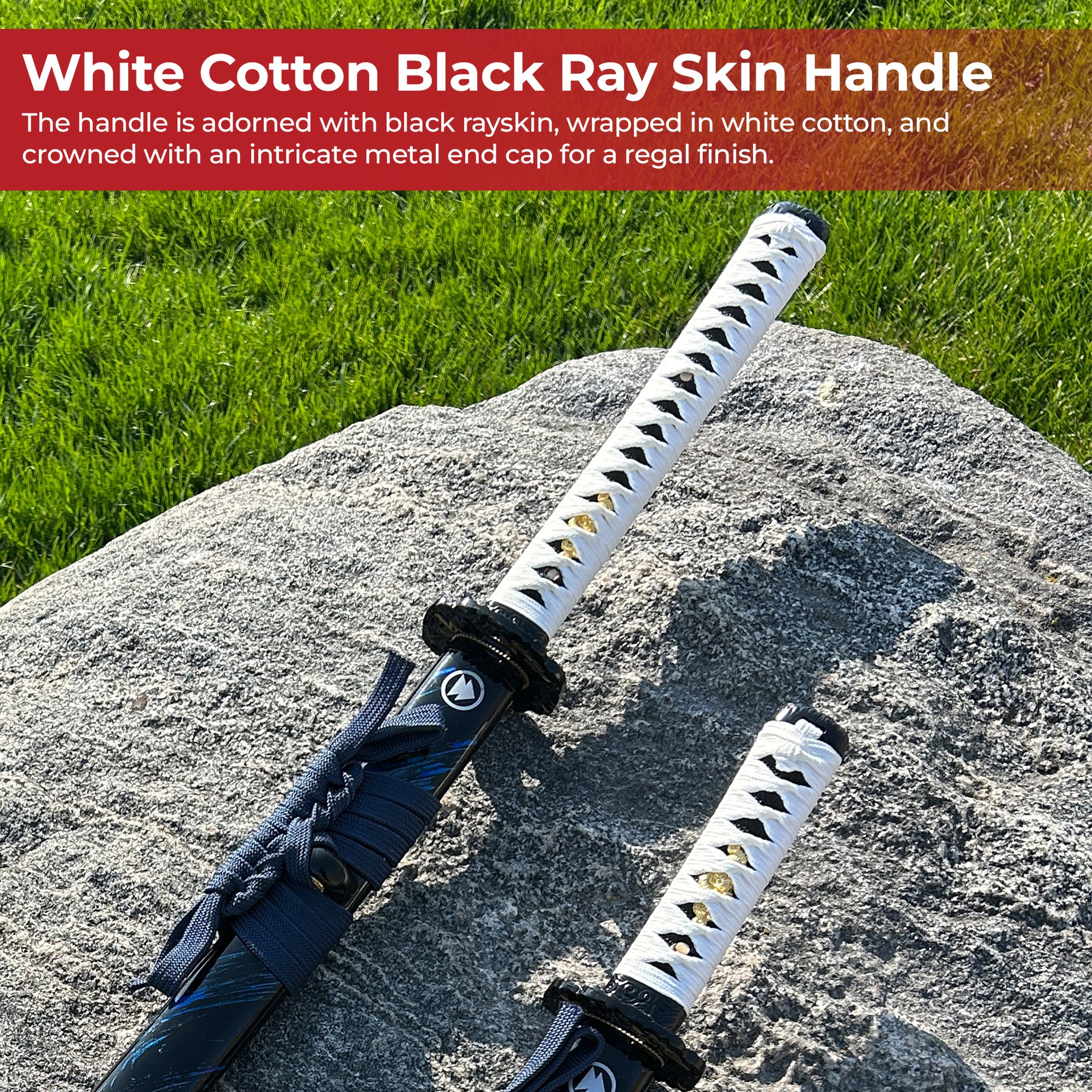 Handmade Katana and Tanto Set from Ghosts of Tsushima Clan Sakai Editi ...