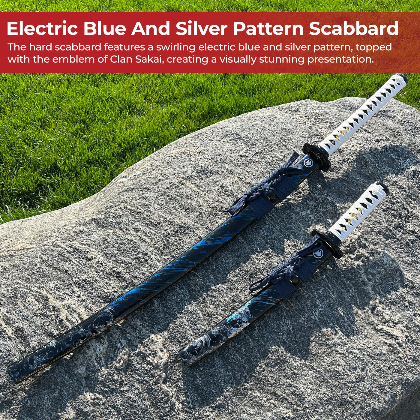 Handmade Katana and Tanto Set from Ghosts of Tsushima Clan Sakai Editi ...