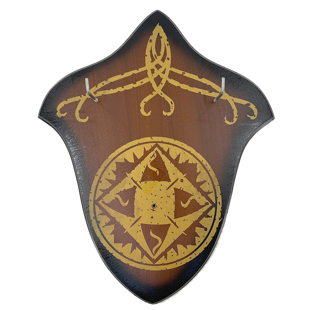 Hardwood Universal Sword Plaque — Medieval Depot