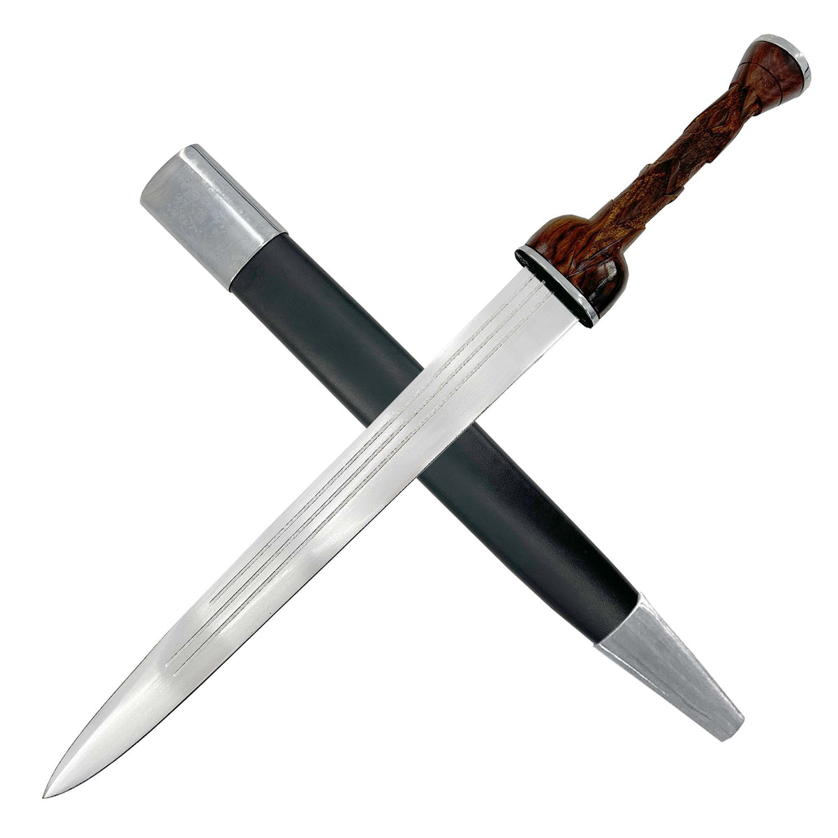 Handforged Scottish Dirk Short Sword with carved Rosewood handle ...