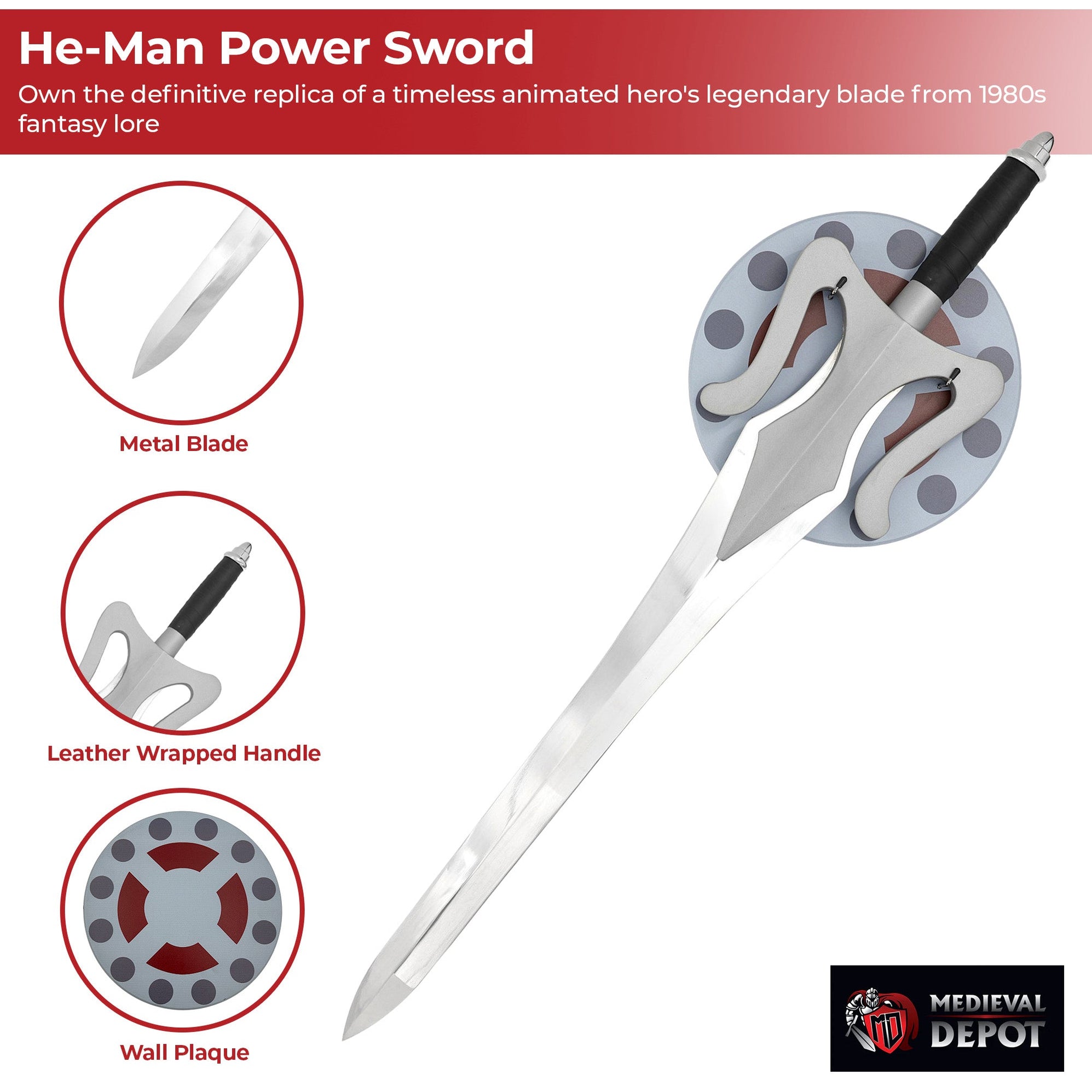 He-Man Power Sword Replica — Medieval Depot