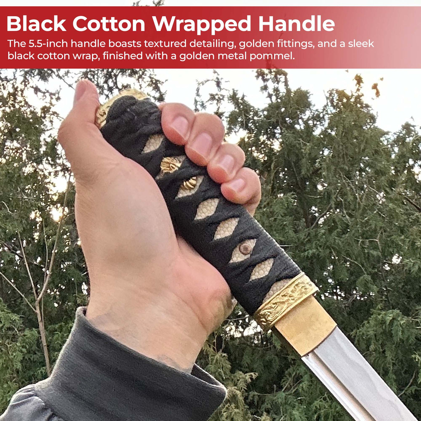 Japanese Tanto Dagger Burgundy Edition — Medieval Depot
