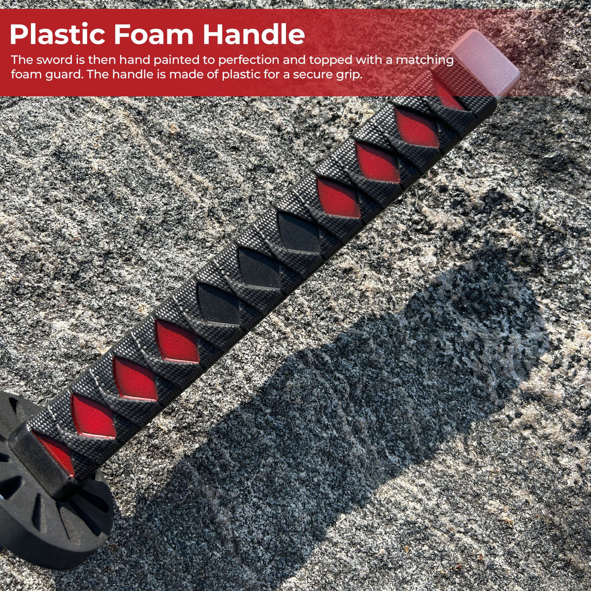 Kamado Tanjiro Demon Slayer Foam Katana Sword With Scabbard — Medieval ...