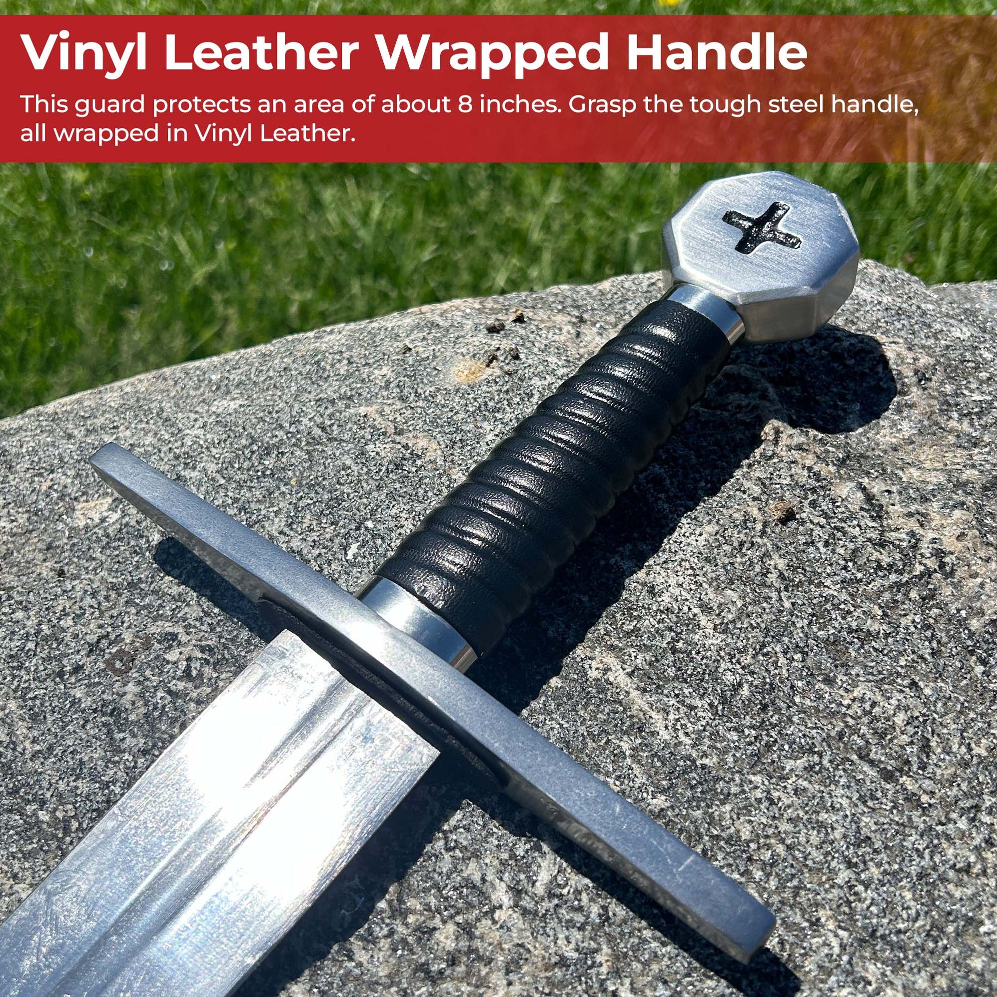 Knights Templar Long Sword Carbon Steel — Medieval Depot