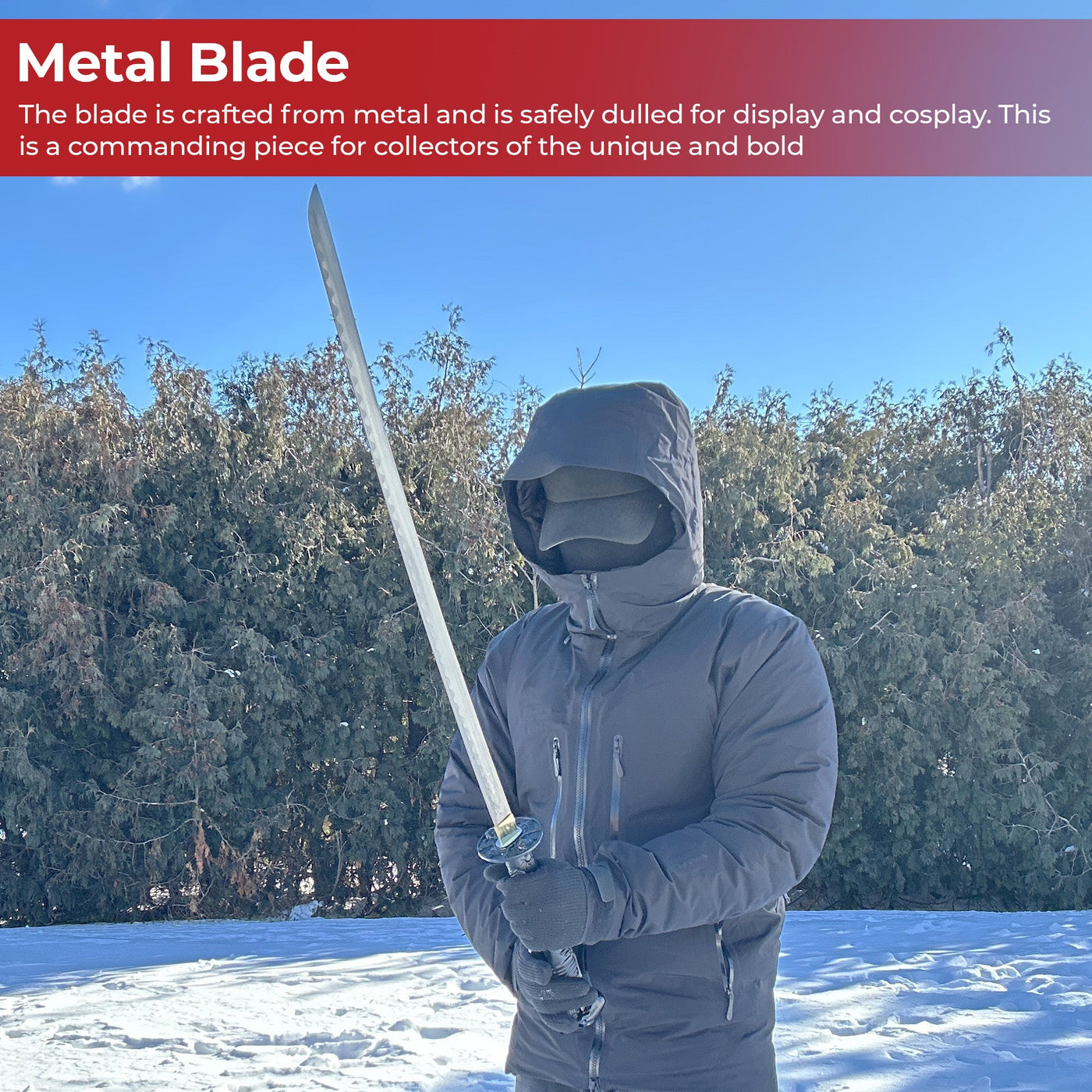 Katana of the Fallen Shogun - Skeleton Samurai Sword with Tokugawa Cre ...