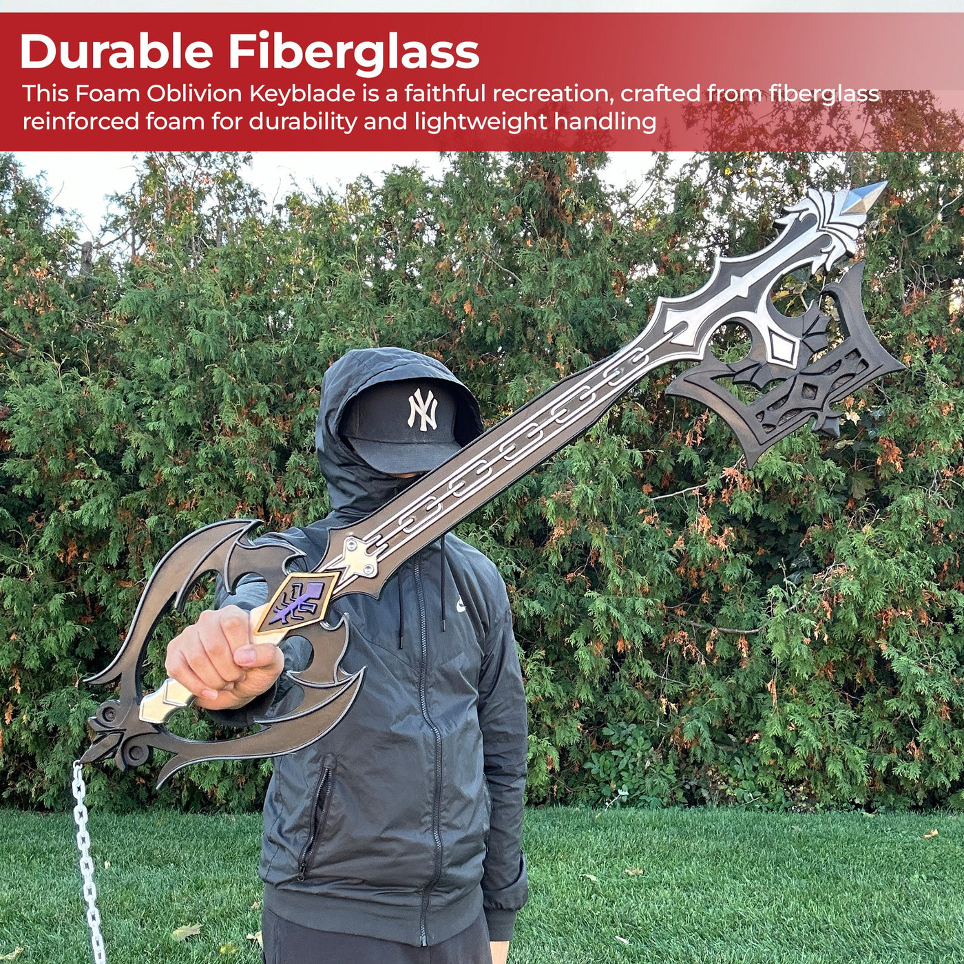 Kingdom Hearts Foam Oblivion Keyblade — Medieval Depot