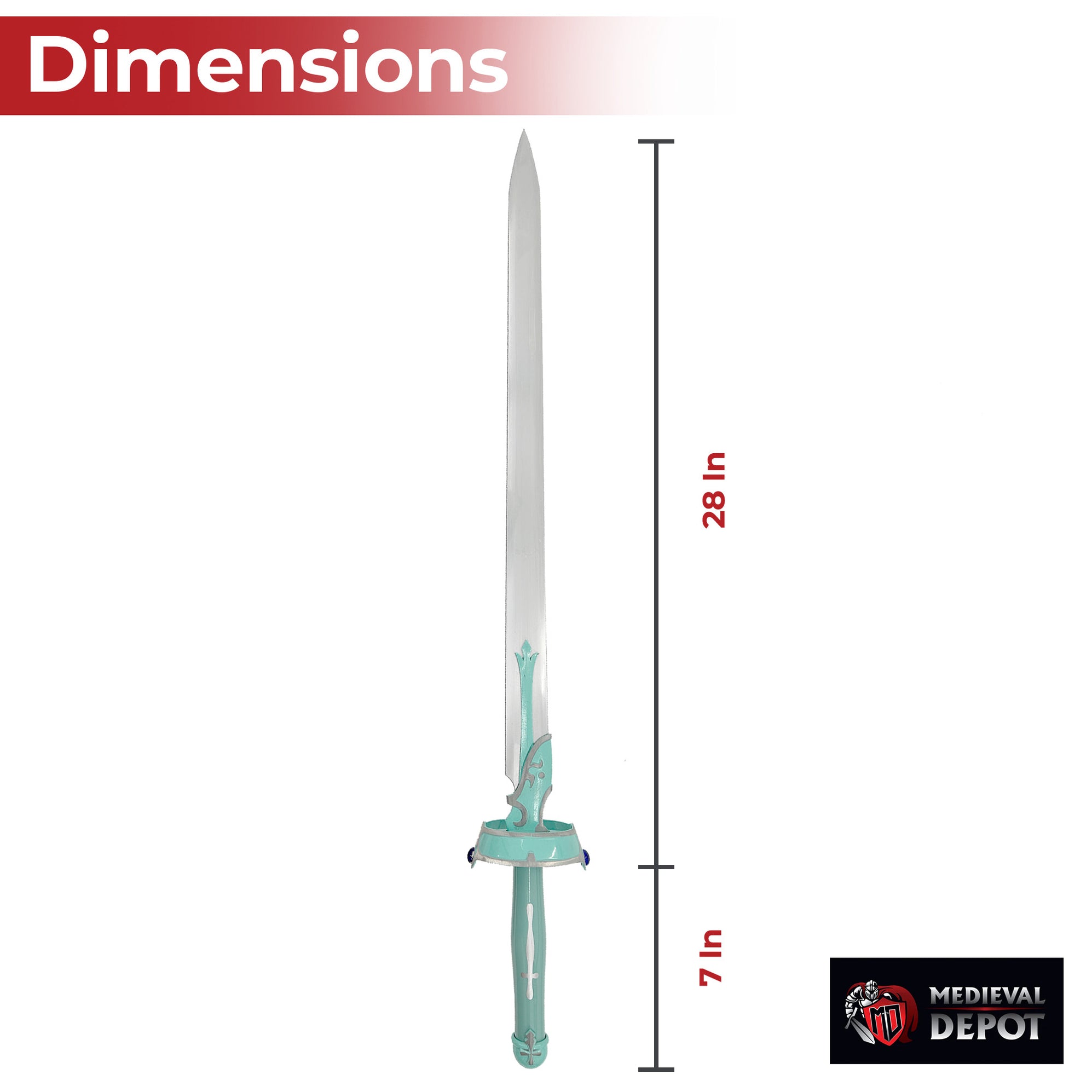 Asuna Sword Art Online Rapier SAO — Medieval Depot