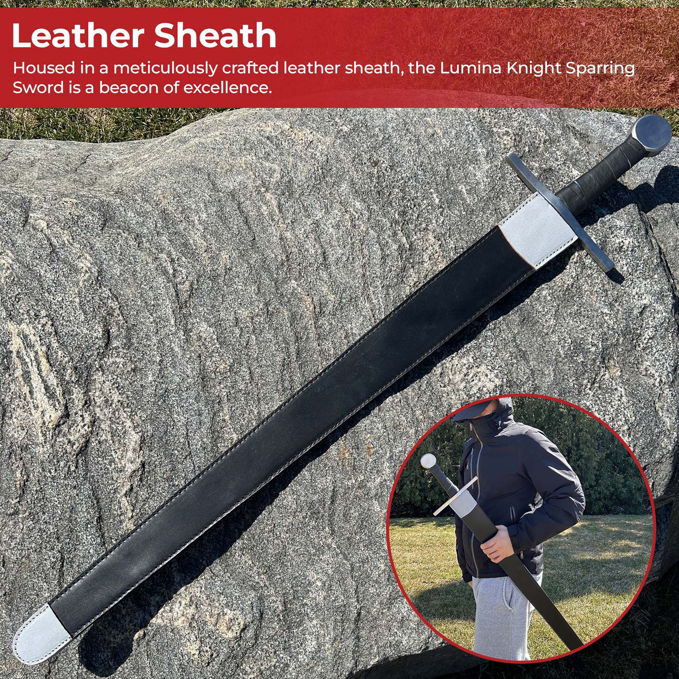 Lumina Knight Heavy Duty Sparring Sword — Medieval Depot