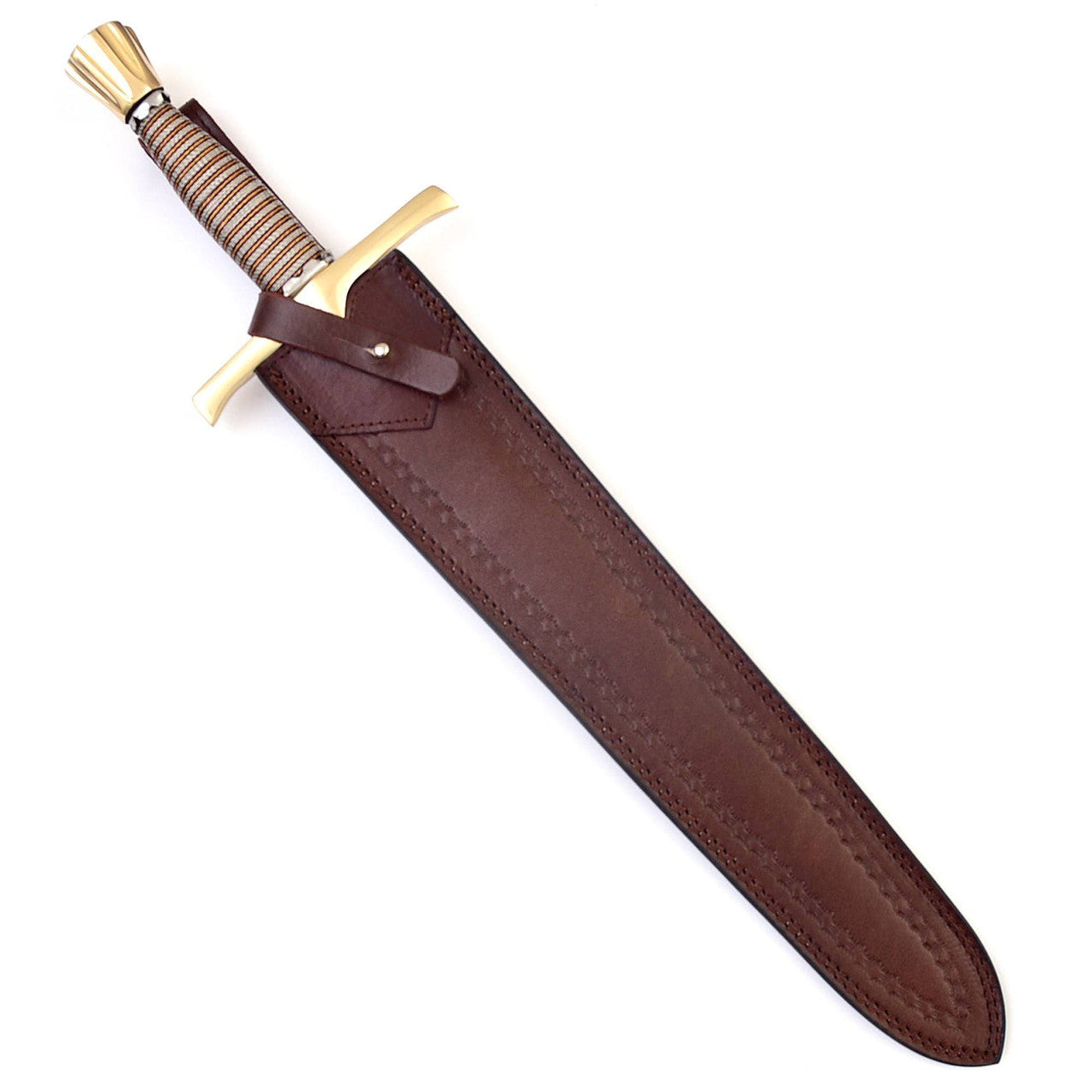 Lay Waste Damascus Steel Medieval Short Sword — Medieval Depot
