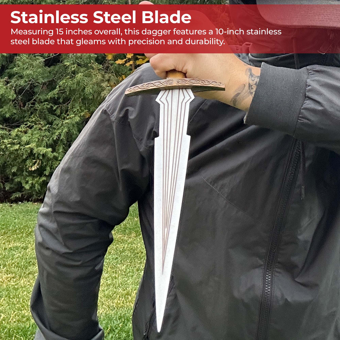 Loki-Inspired Dagger with Sheath — Medieval Depot