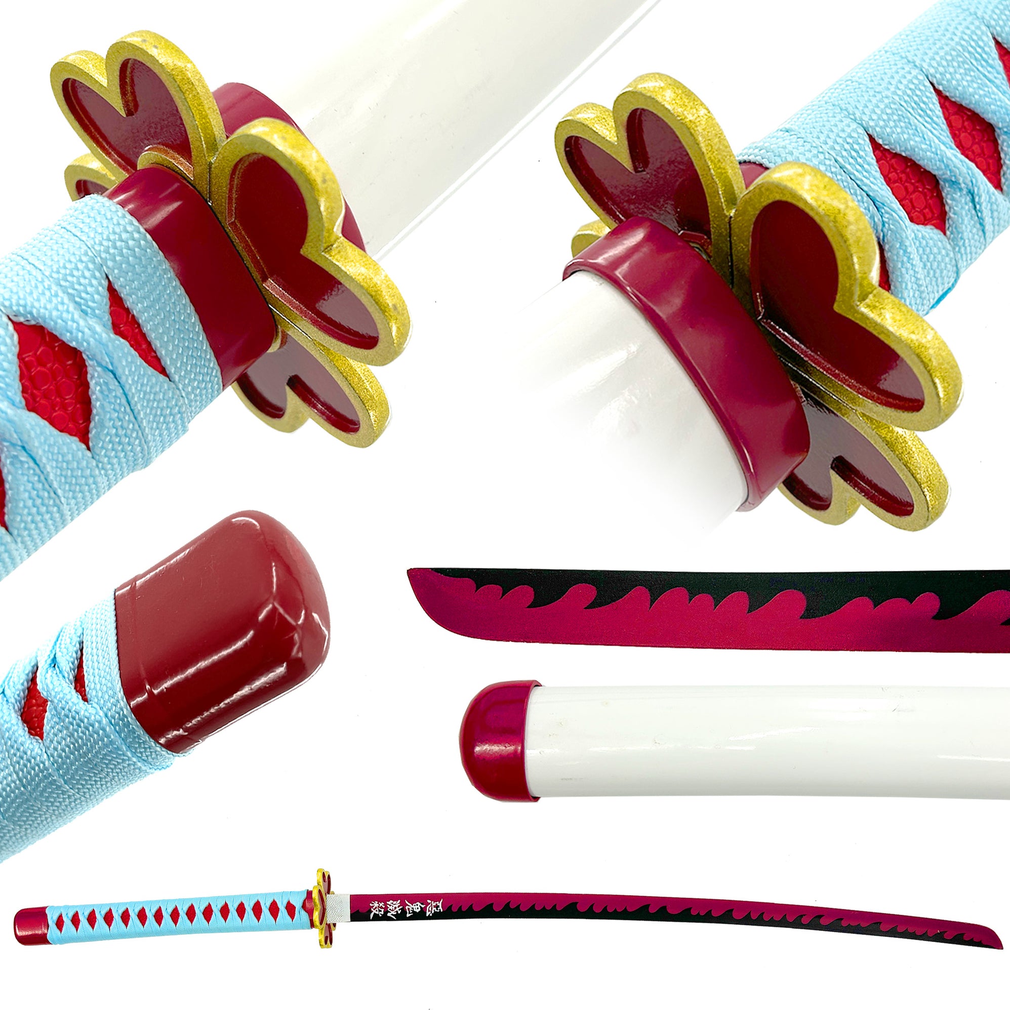 Mitsuri Kanroji Demon Slayer Replica Love Hashira Nichirin Katana Swor ...