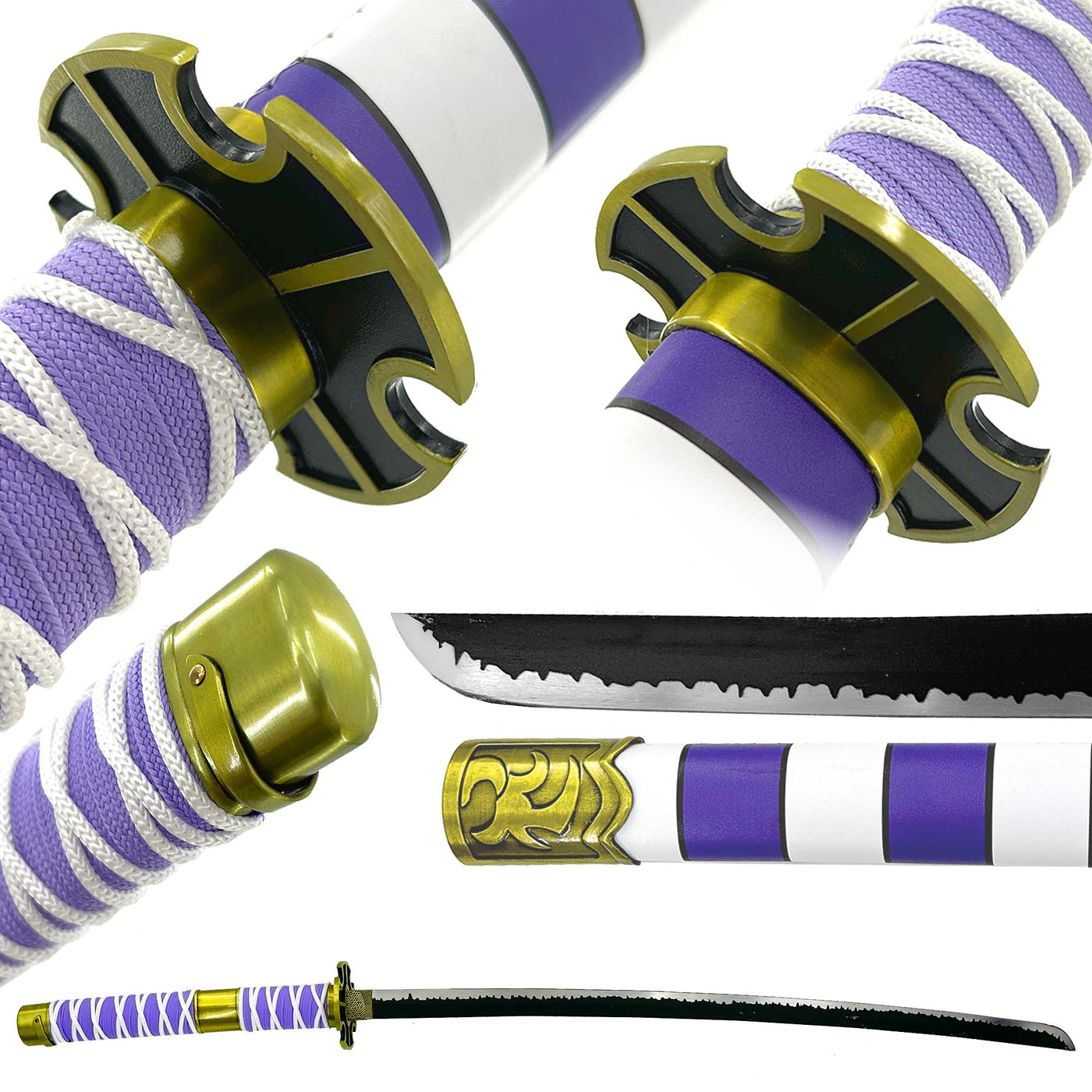 Nidai Kitetsu One Piece Anime Katana — Medieval Depot