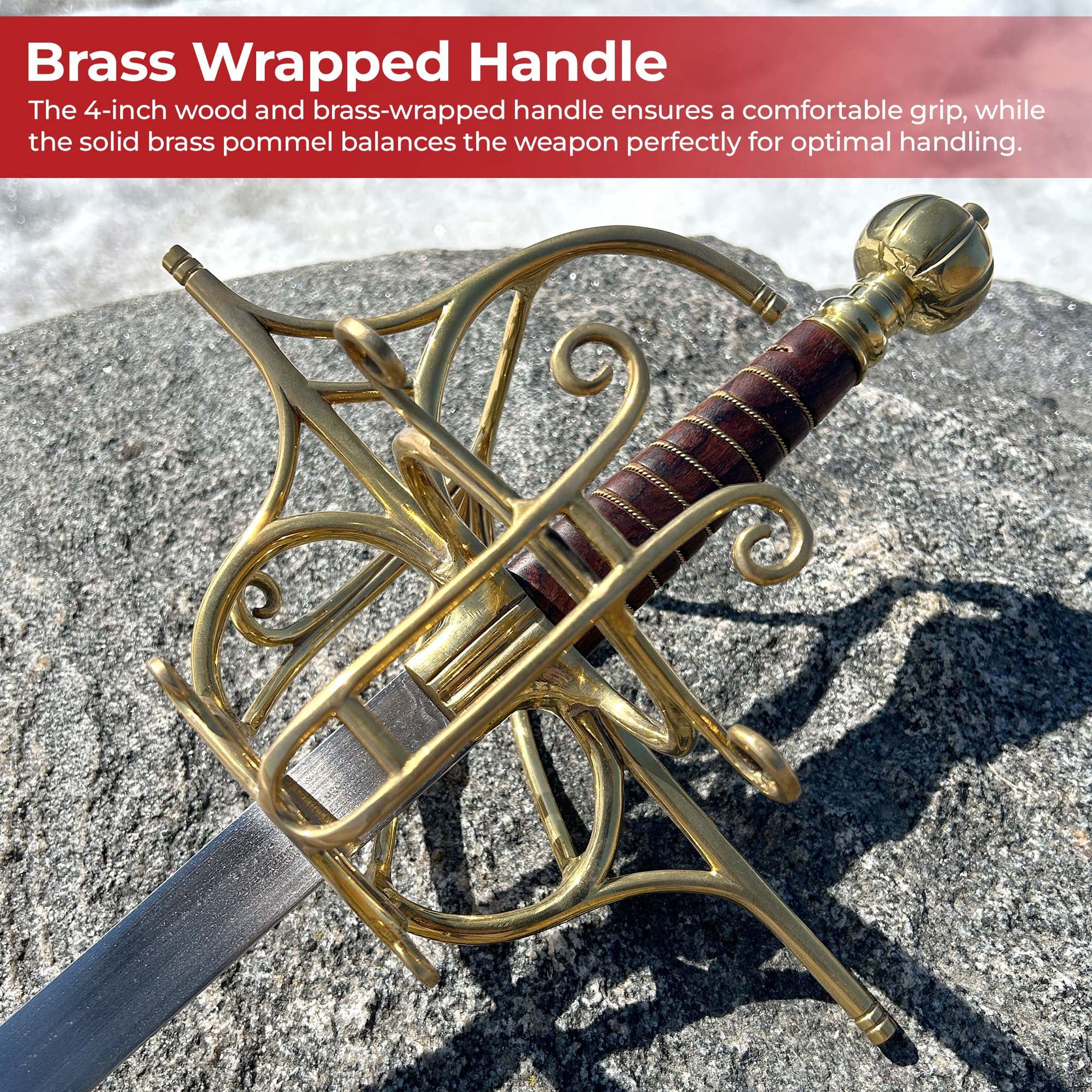Noble Defender Heavy Duty Basket Hilt Rapier — Medieval Depot