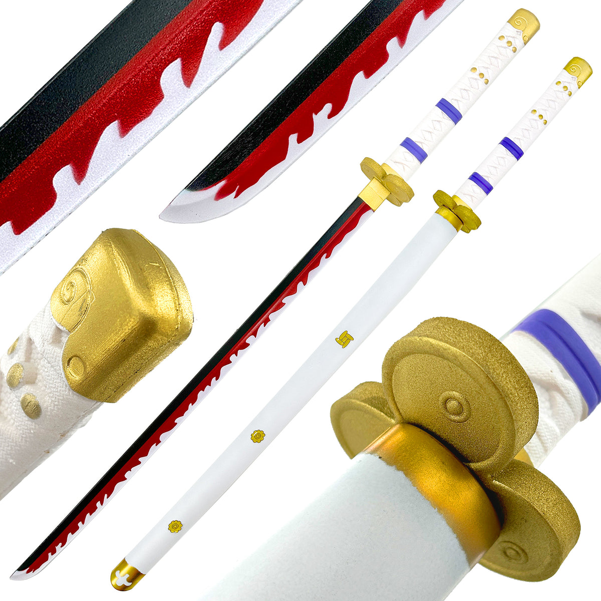 One Piece Zoro Ame No Habakiri Katana Foam Sword — Medieval Depot