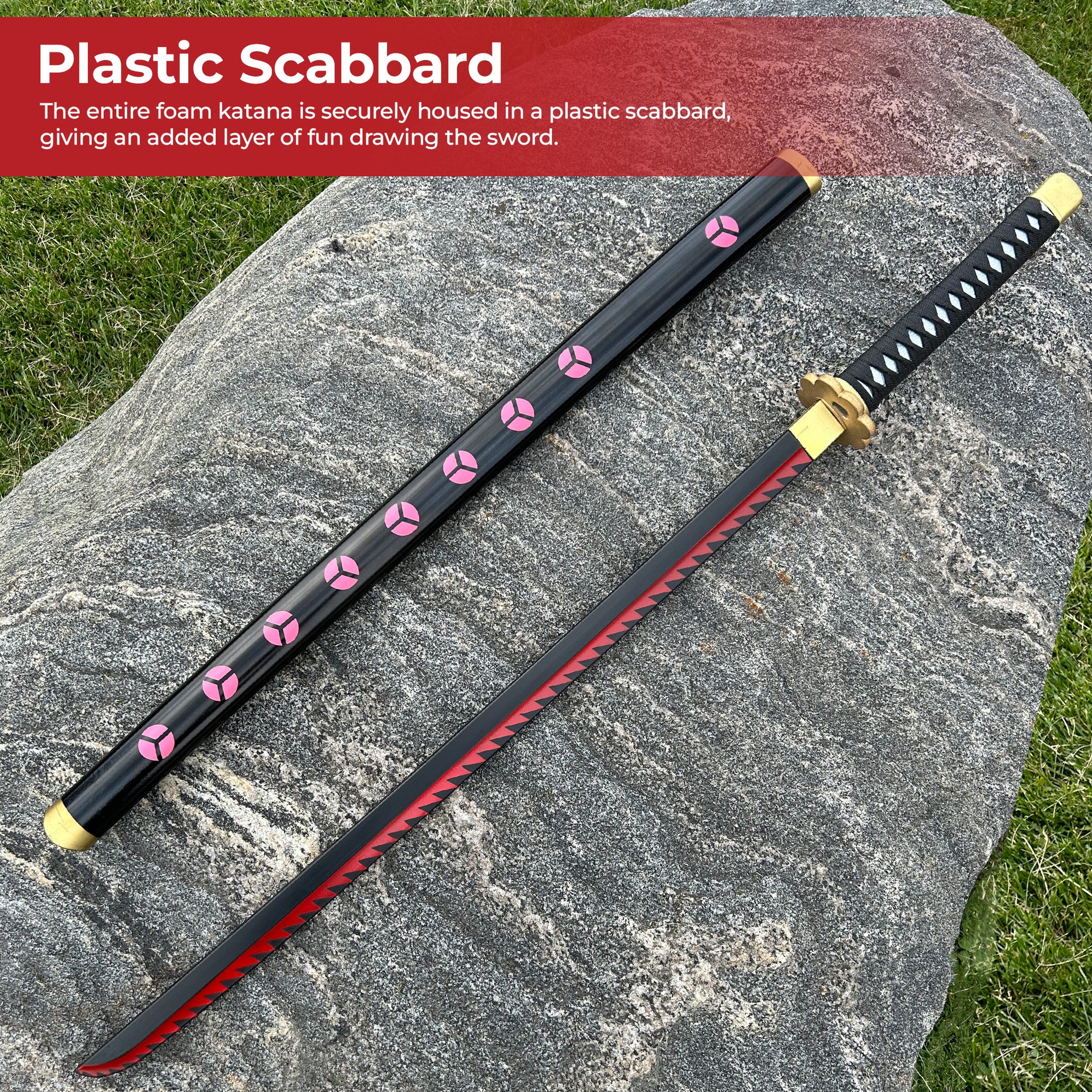 One Piece Zoro Shusui Katana Foam Sword With Scabbard — Medieval Depot