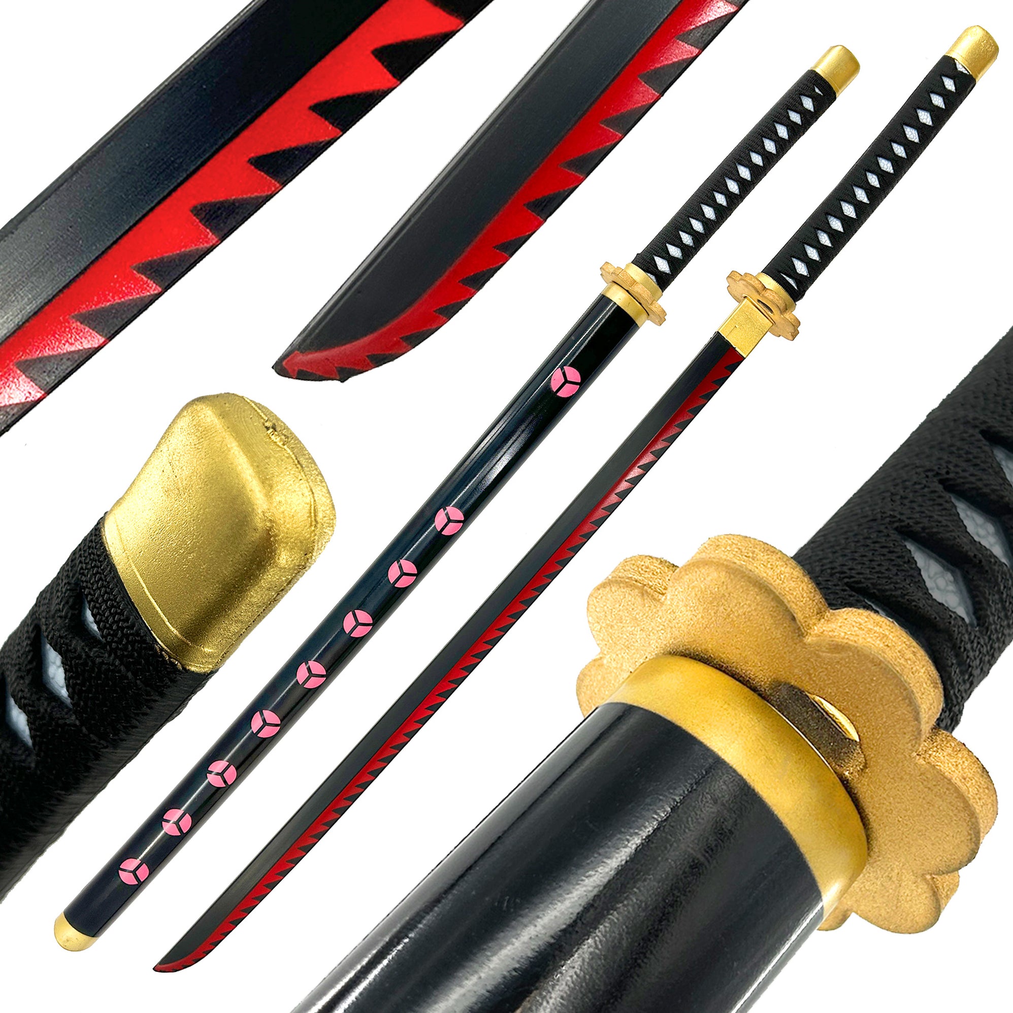 One Piece Zoro Shusui Katana Foam Sword With Scabbard — Medieval Depot
