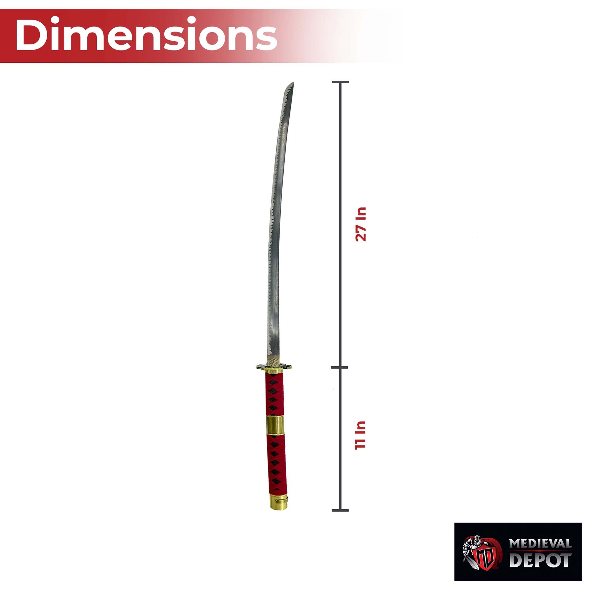 One Piece Zoro Three Sword Katana Set — Medieval Depot