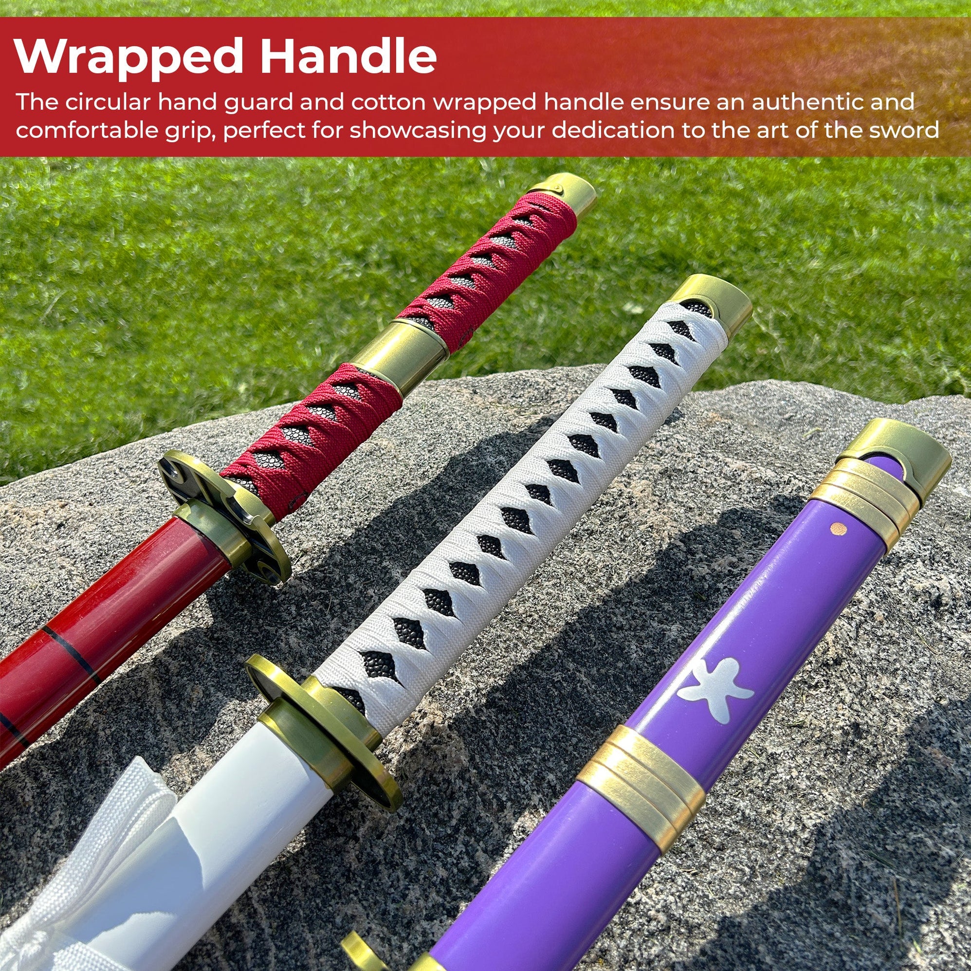 One Piece Zoro Three Sword Style Katana Set — Medieval Depot