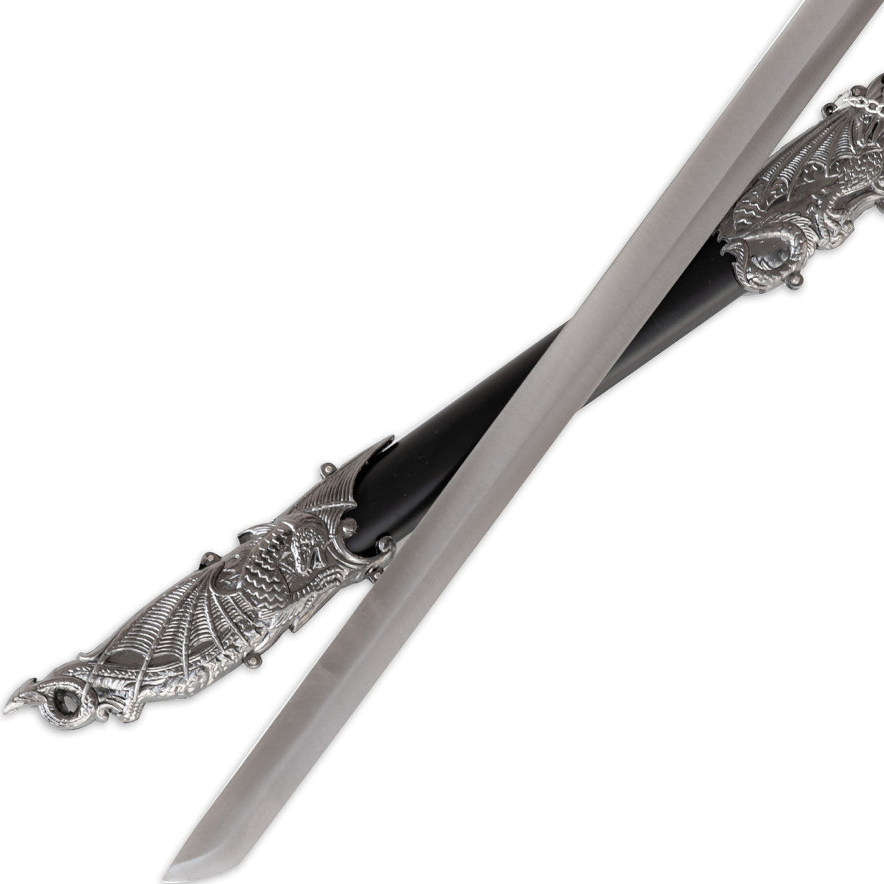 Ornate Dragon Handle Chinese Saber Sword — Medieval Depot