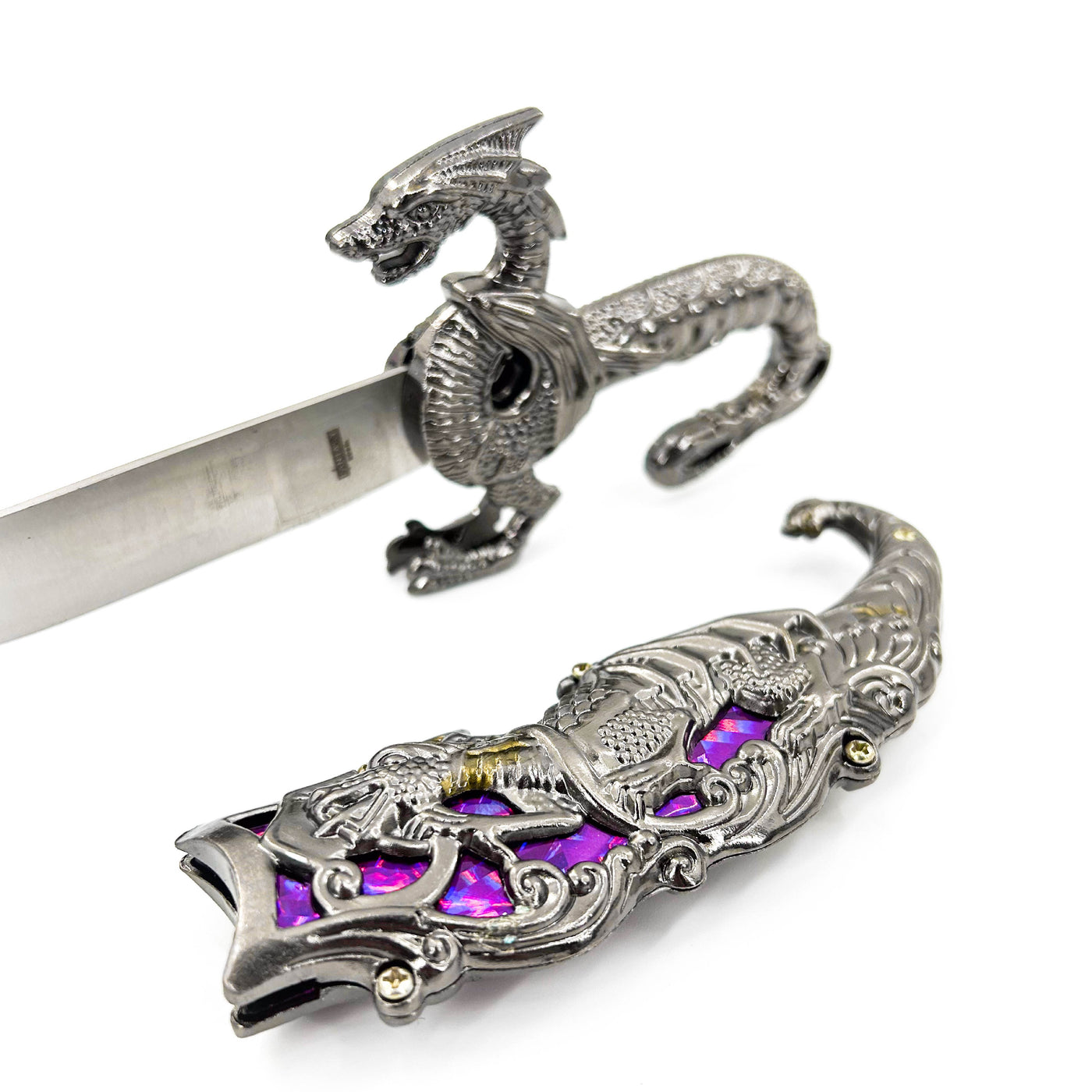 Enchanted Twilight Purple Dragon Dagger — Medieval Depot