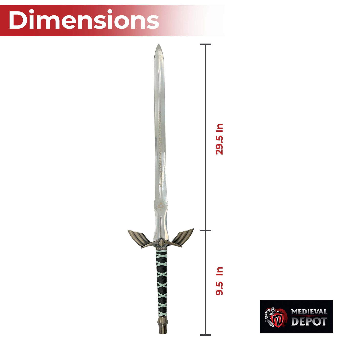 Premium Dark Link Sword — Medieval Depot