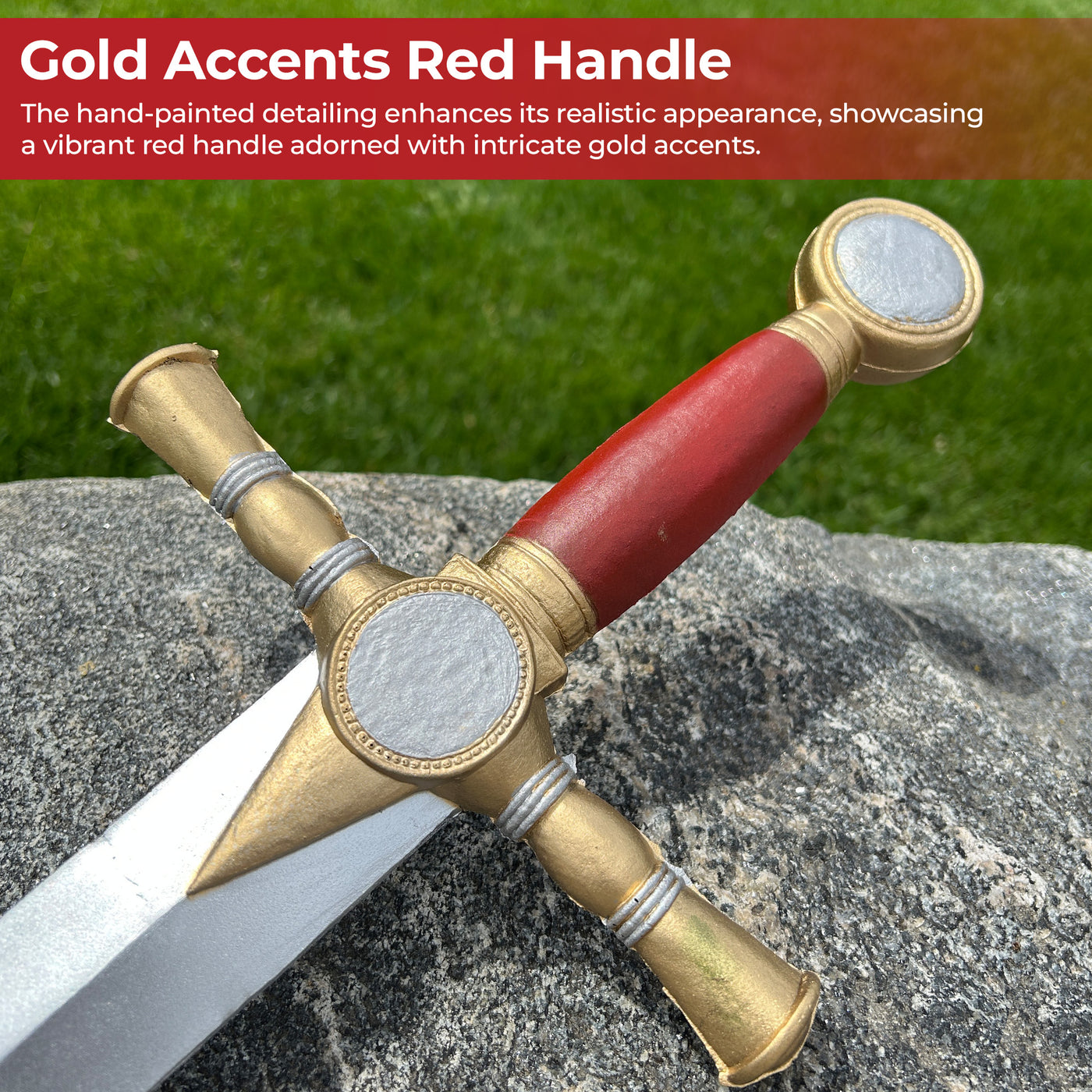 Red Masonic Tiler Foam Sword — Medieval Depot