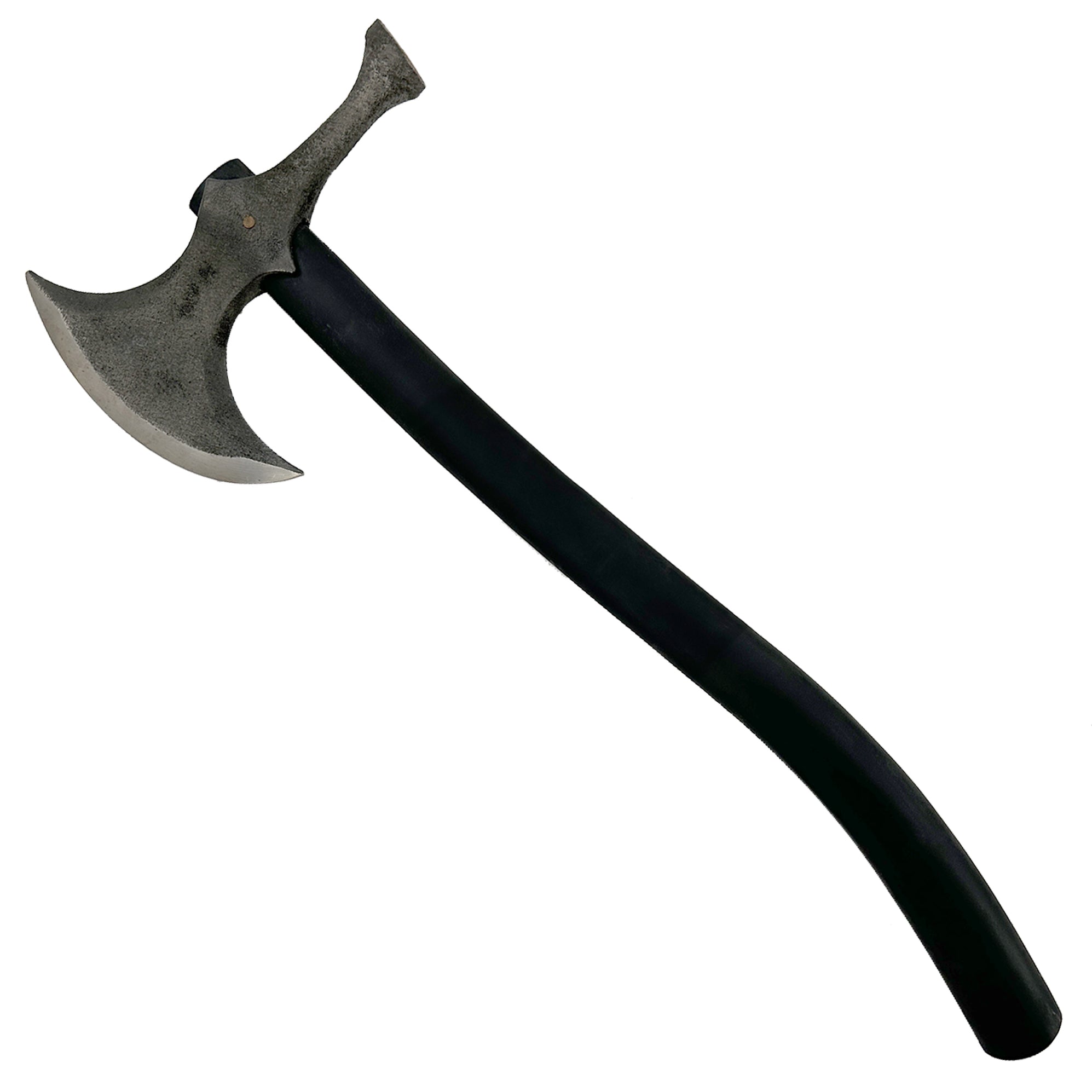 Rustic Barbarian Hammerhead Battle Axe — Medieval Depot