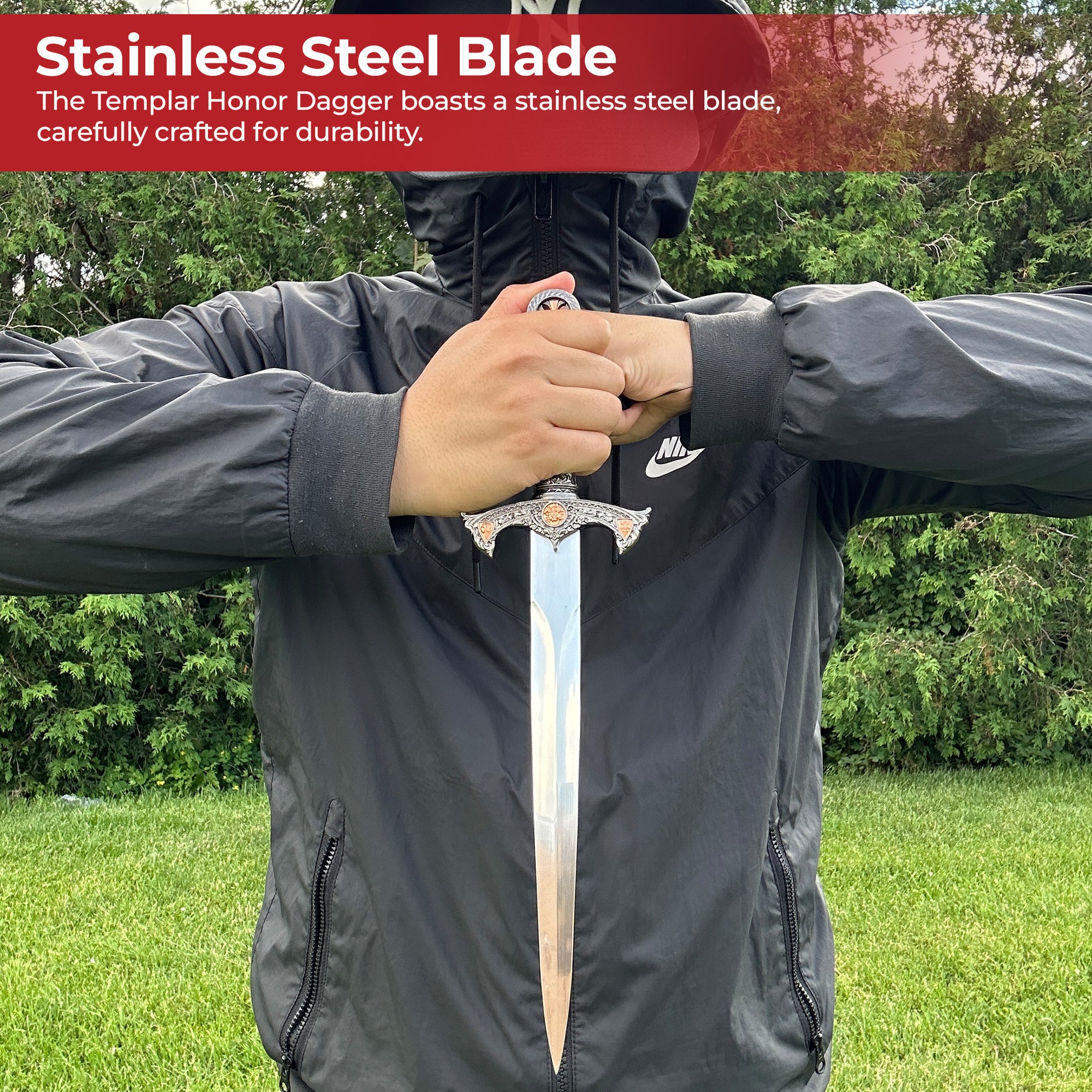 Sacred Crusade Templar Honor Dagger — Medieval Depot