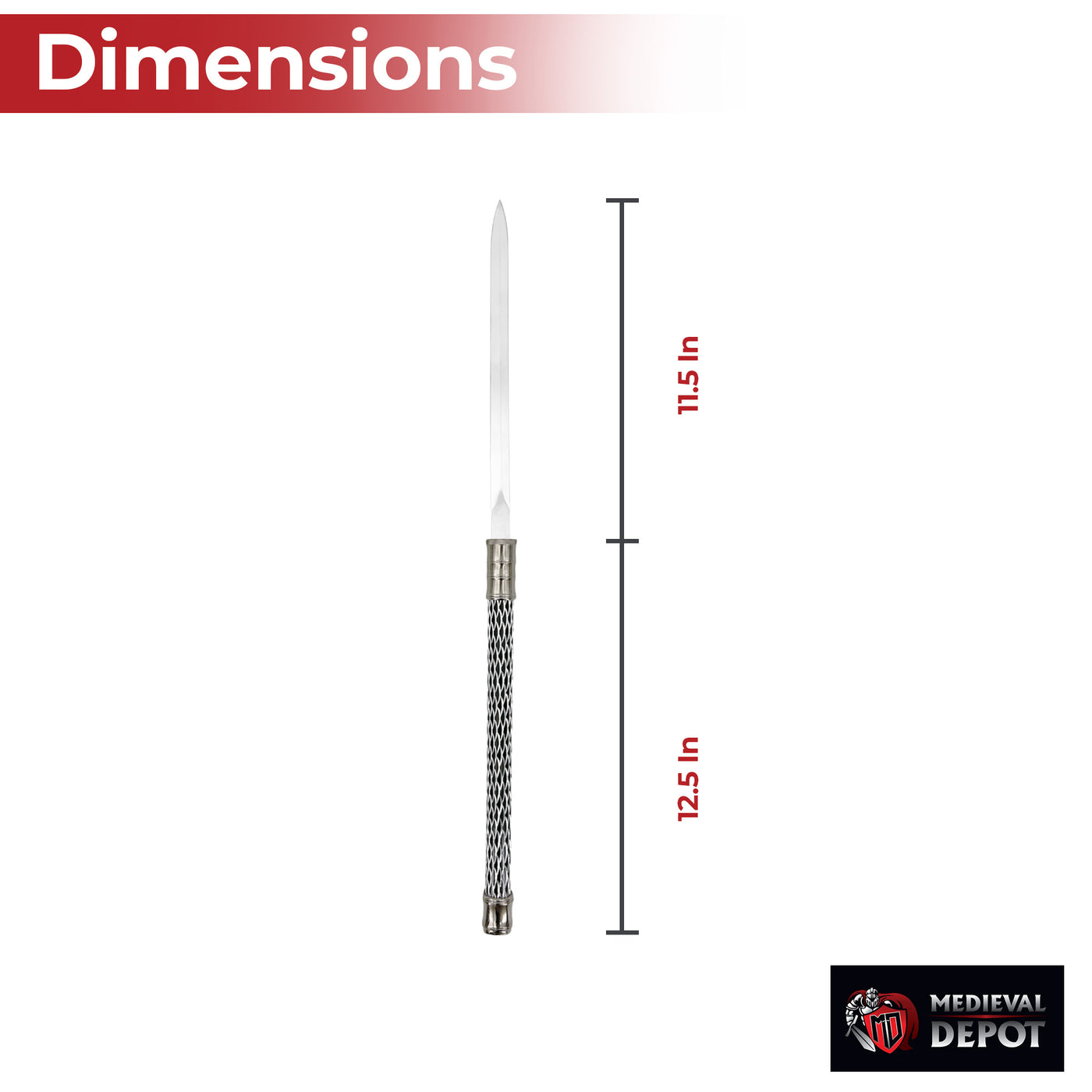 Shadow Sentinel Hidden Double Bladed Baton — Medieval Depot