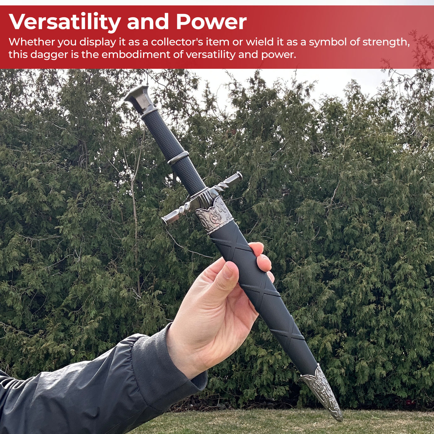 Shadowfall Obsidian Twilight Dagger — Medieval Depot