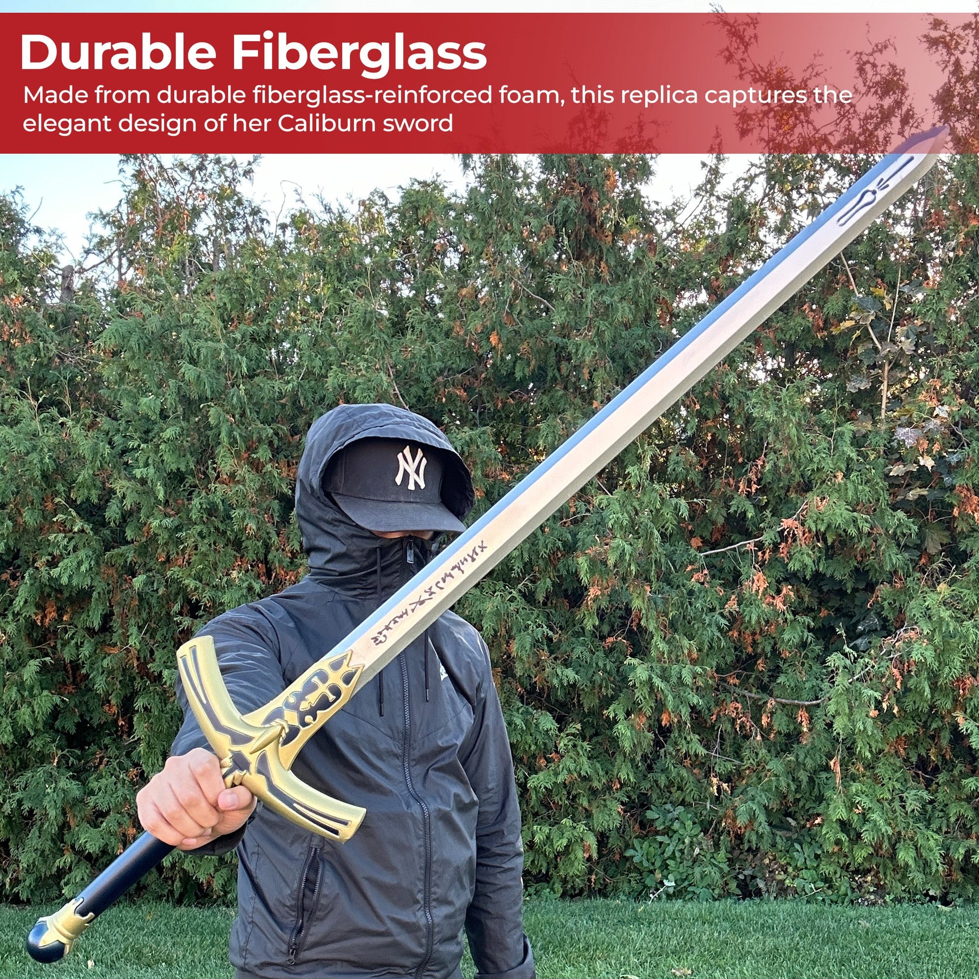 Saber Lily Foam Sword Regal Caliburn Replica — Medieval Depot